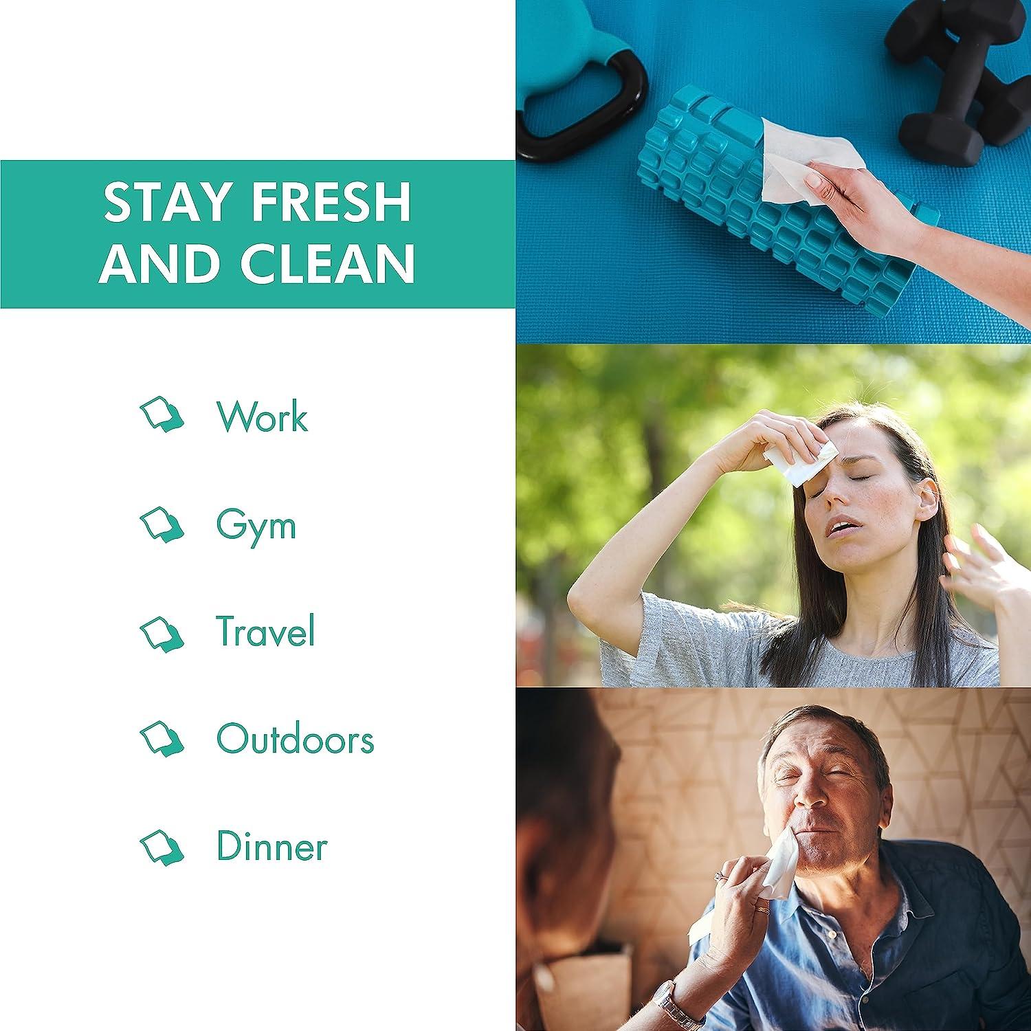 Handynaps Alcohol-Free Hand Wipes - Lemon Scent - Box of 100 ...