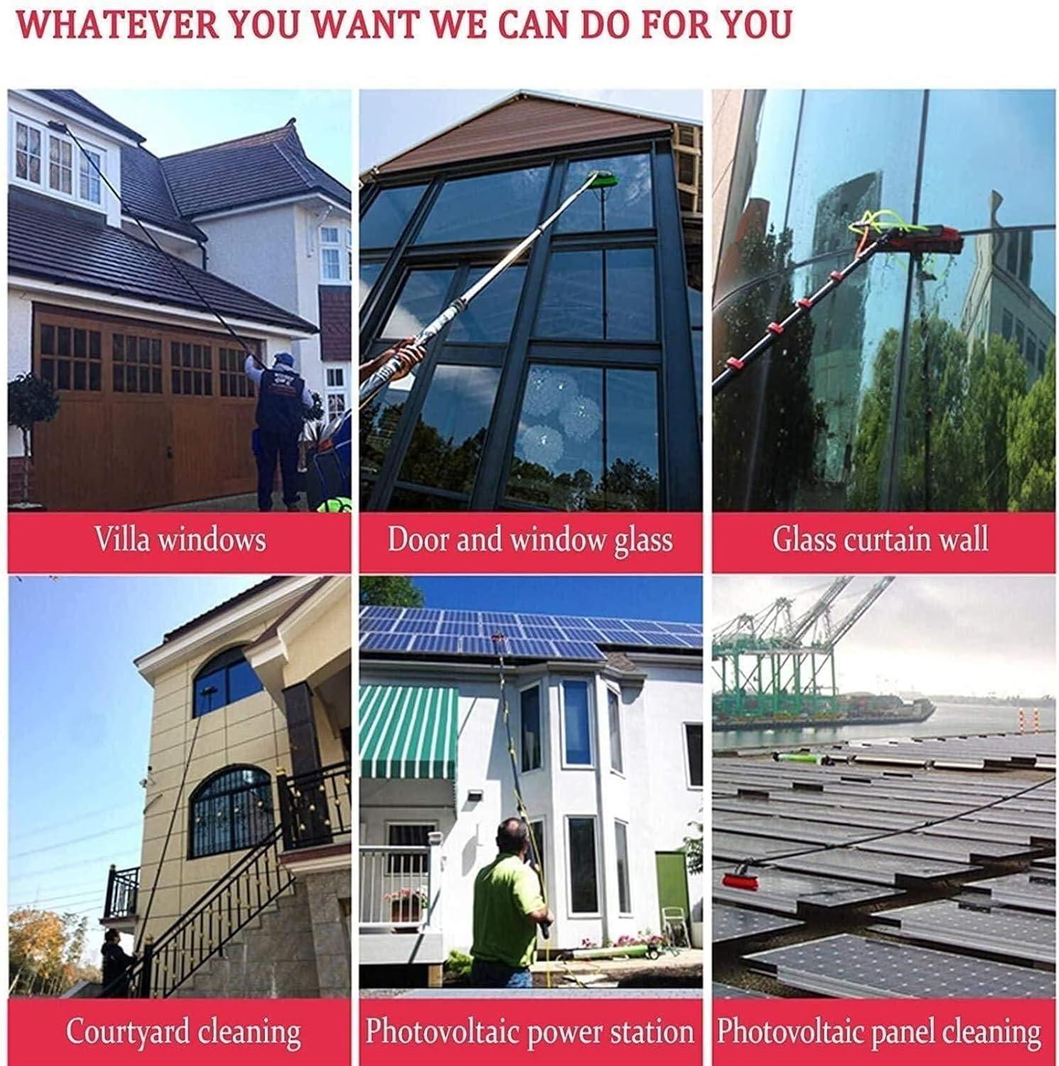 Window Cleaning Telescopic Brush Window Clean Water Fed Telescopic ...