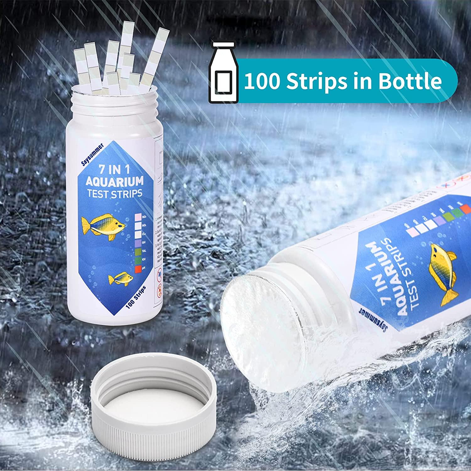 7-Way Aquarium Test Strips 150 Pack | Freshwater & Saltwater Fish Tank ...