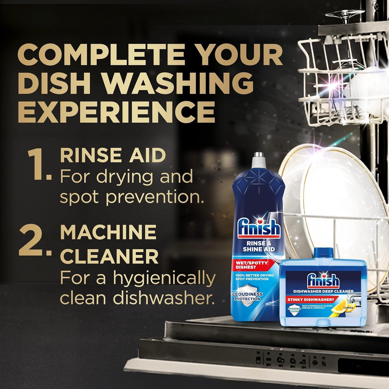 Finish Ultimate Infinity Shine Plus 73 Dishwasher Tablets and Andrex ...