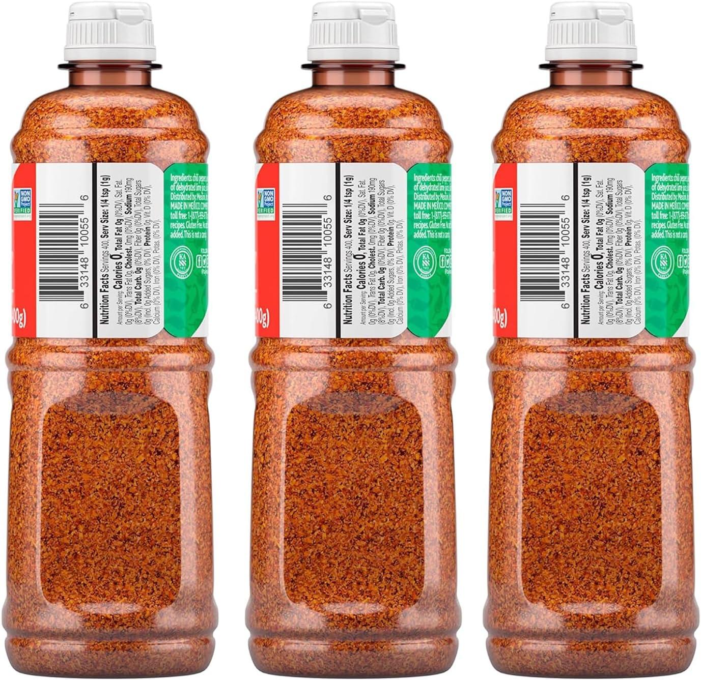 Tajin Clasico Fruit & Snack Seasoning with Lime | 400g (3 Pack) + 10g ...