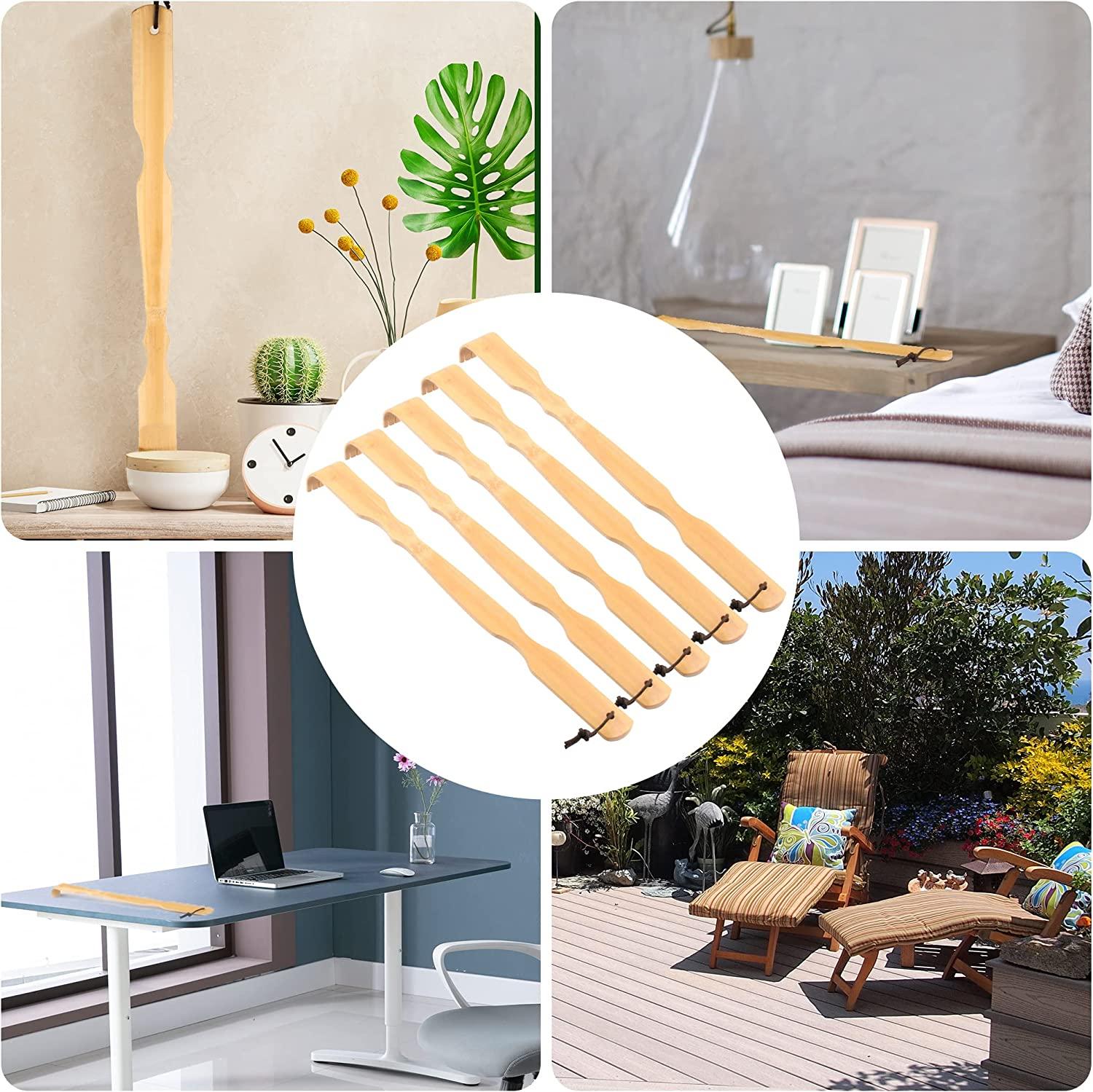 RENOOK Bamboo Back Scratcher - 3 Pack Long Handle for Adults, Women ...