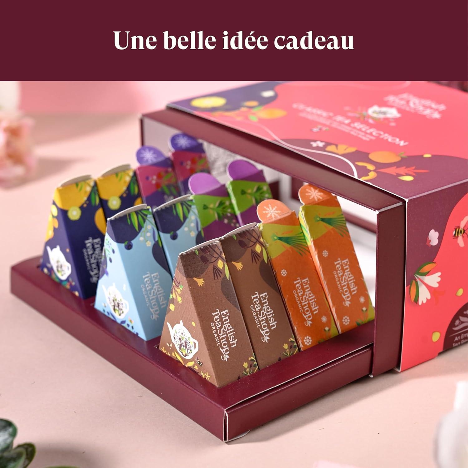 English Tea Shop - Organic teas gift set - Assortment of 6 teas to gift ...