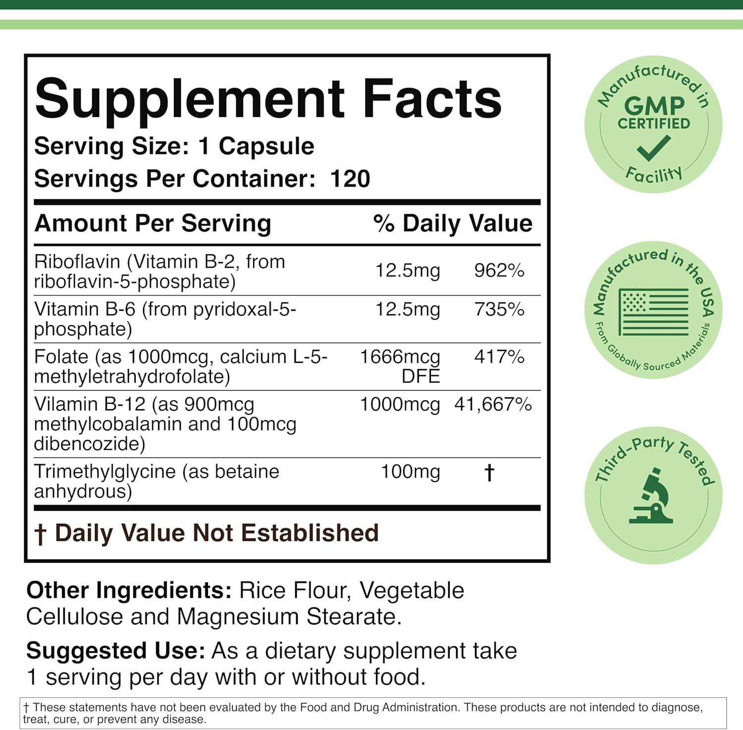 Methylated Multivitamin (Methylated and Activated Vitamins Only ...