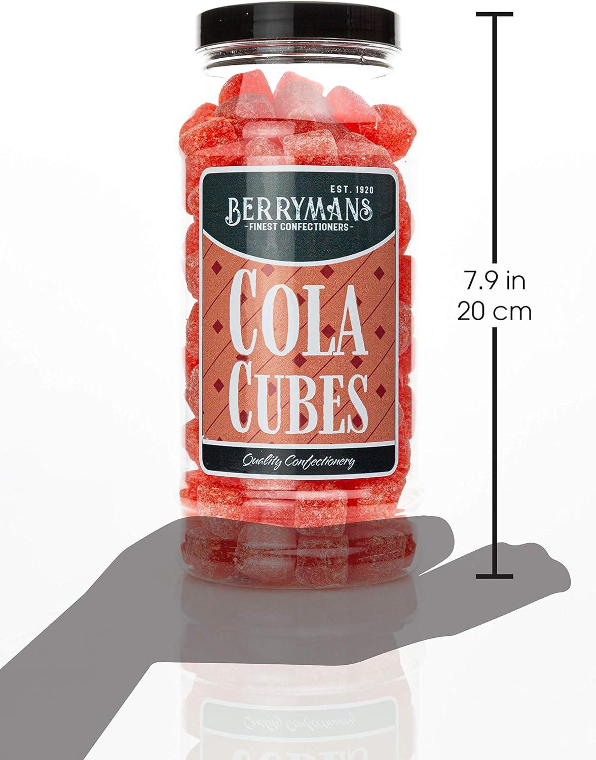 Original Cola Cubes Kola Retro Sweets Gift Jar - Classic Taste by ...