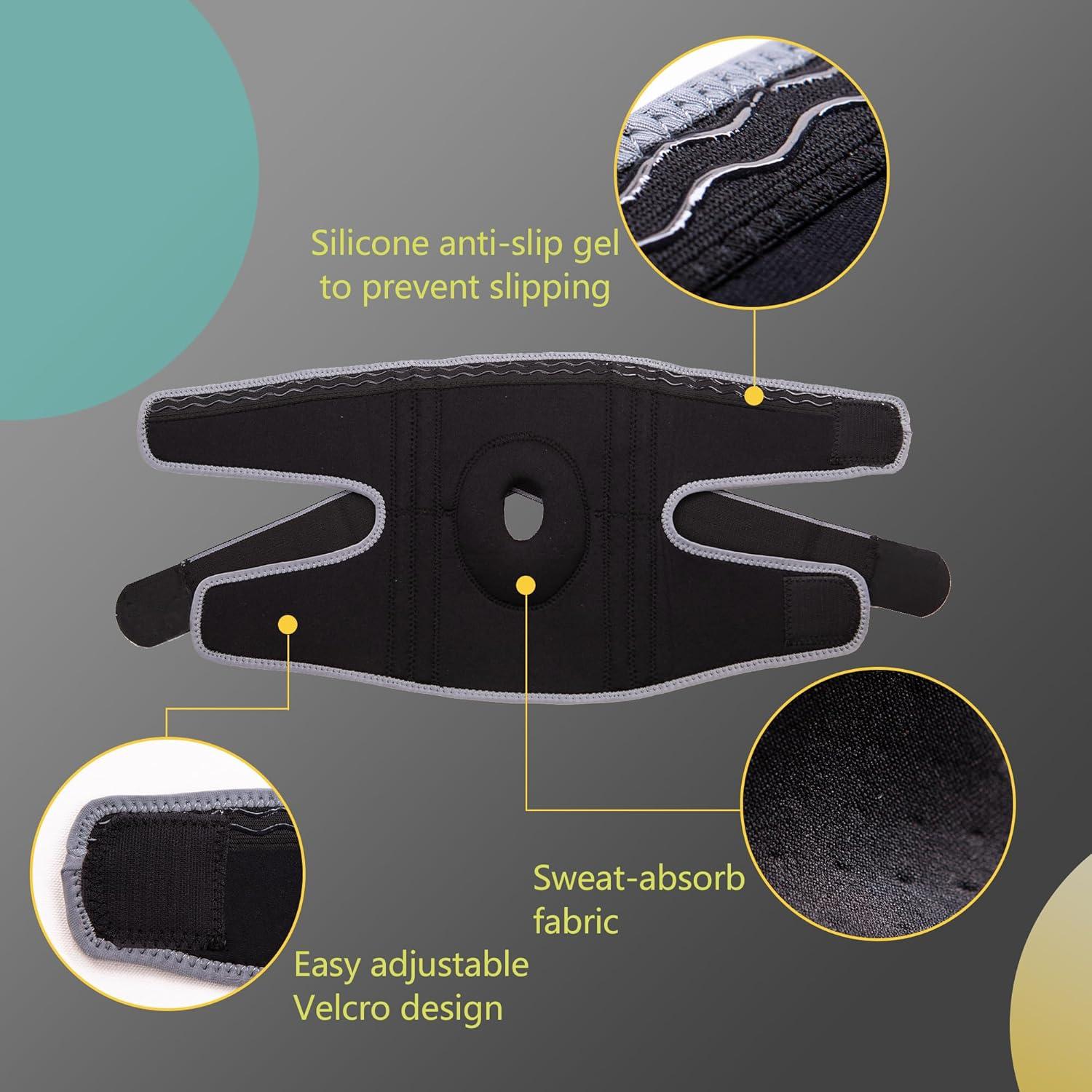 BraceUP Knee Brace with Side Stabilizers & Patella Gel Pads Premium ...