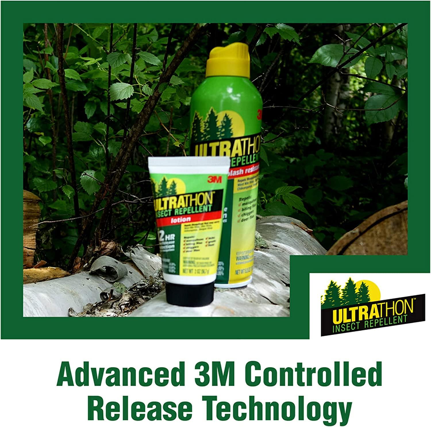3M Ultrathon Insect Repellent Lotion 2 oz - Splash and Sweat Resistant ...