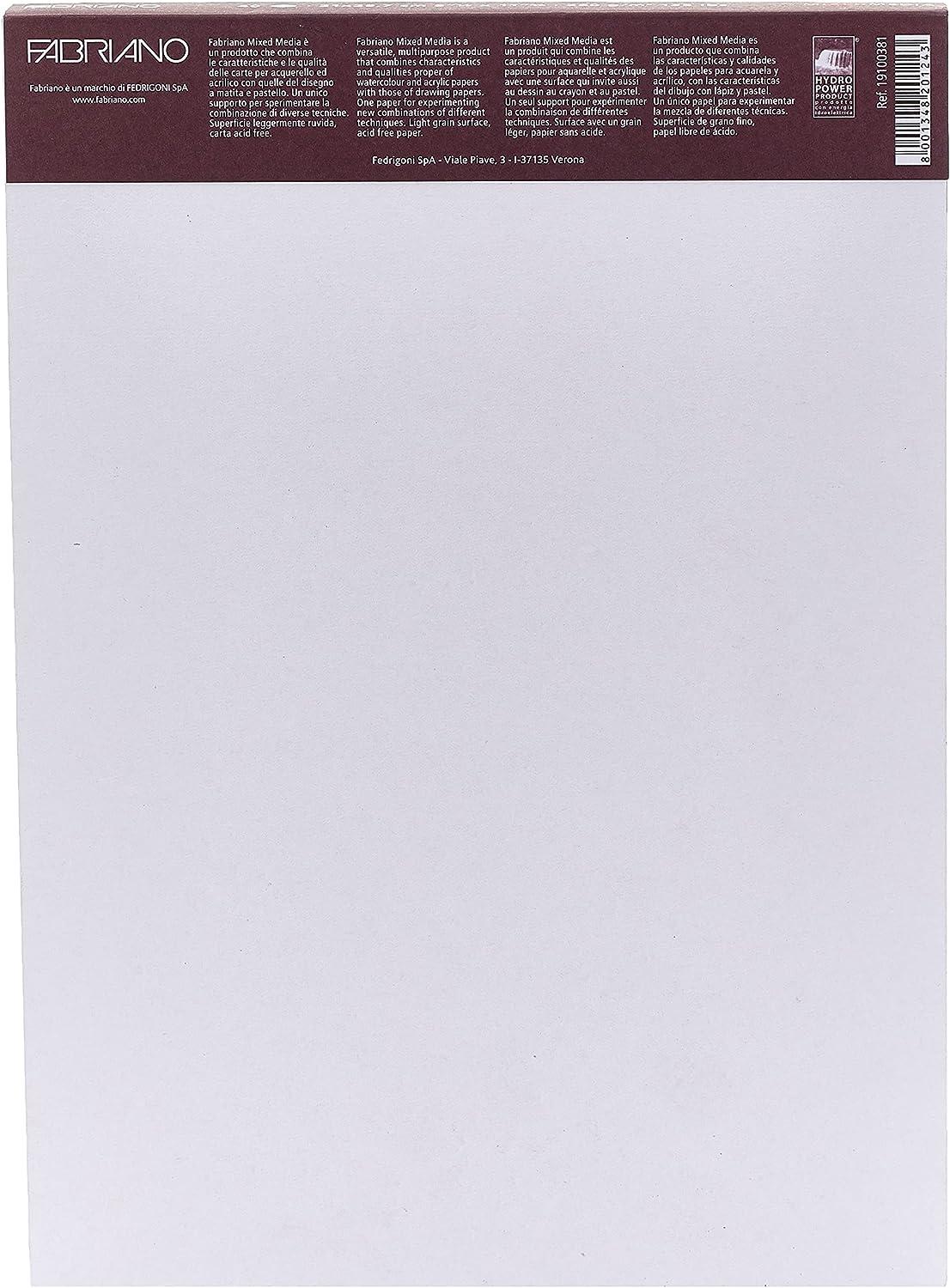 Fabriano Mixed Media Pad A4 White | Premium Quality Sketchbook for ...