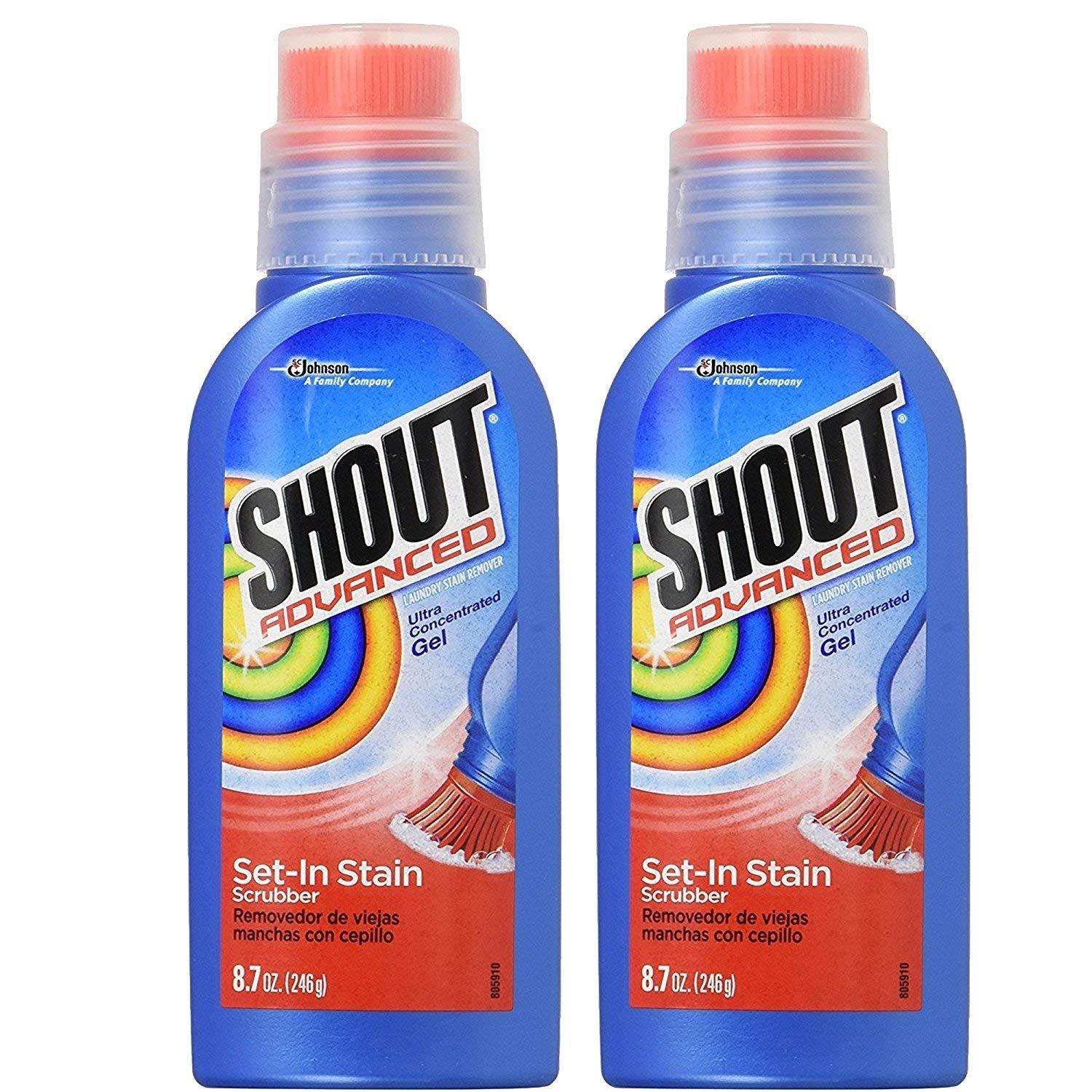 Shout Advanced Ultra Concentrated Stain Removing Gel - 8.7 Oz Pack of 2 ...