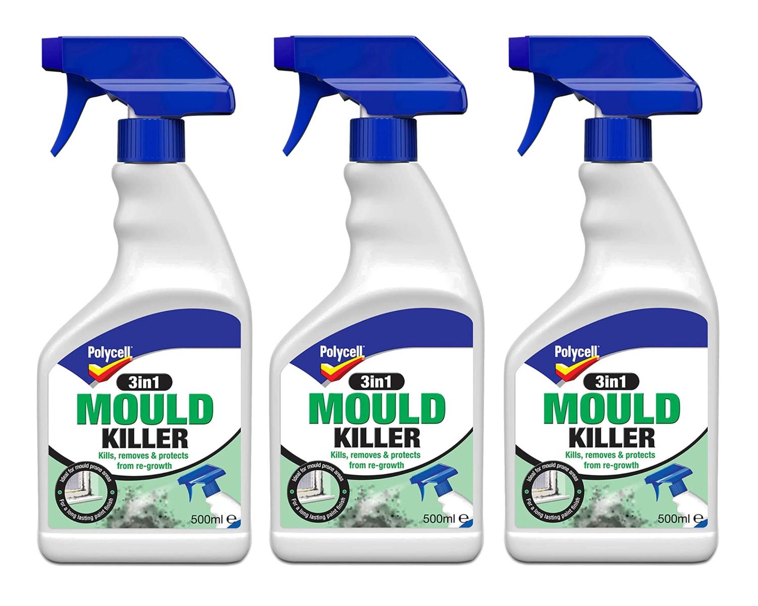 3X Polycell 3-in-1 Mould Killer Spray 500 ml | Buy Now with Express ...