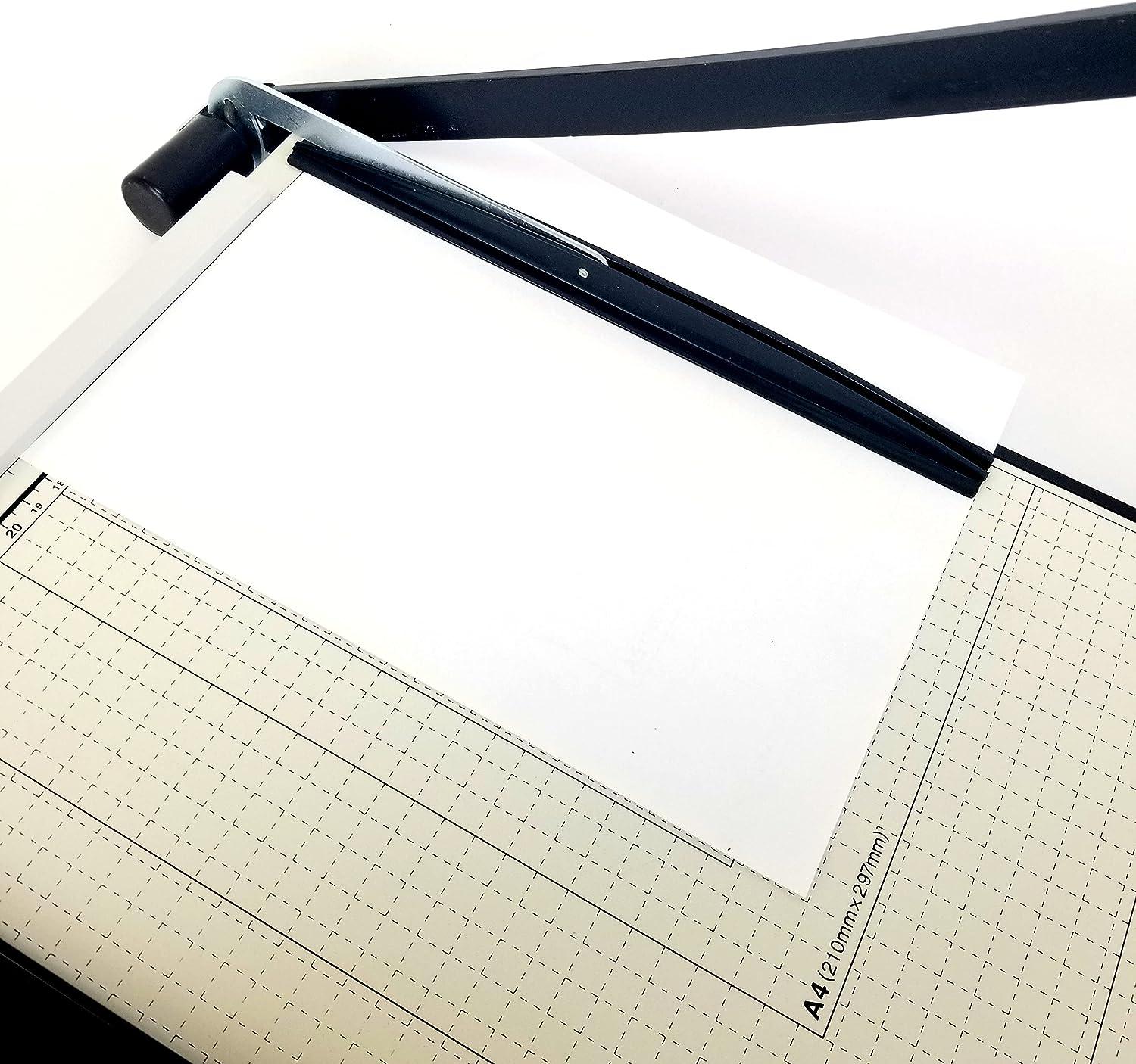 Paper Cutter Guillotine Style 10" Cut Length X 10" Inch Metal Base ...