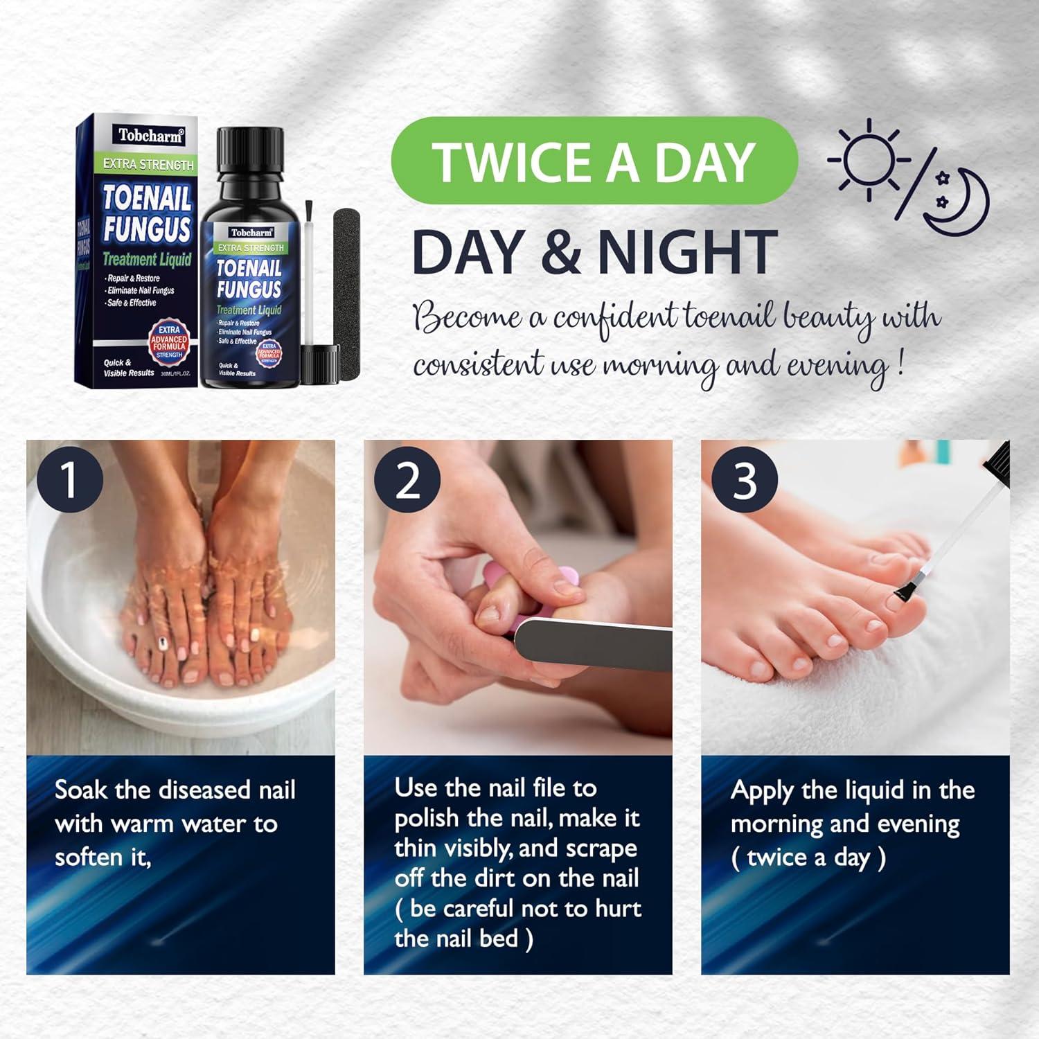 Extra Strength Toe Fungus Nail Treatment - Anti Fungal Care for ...