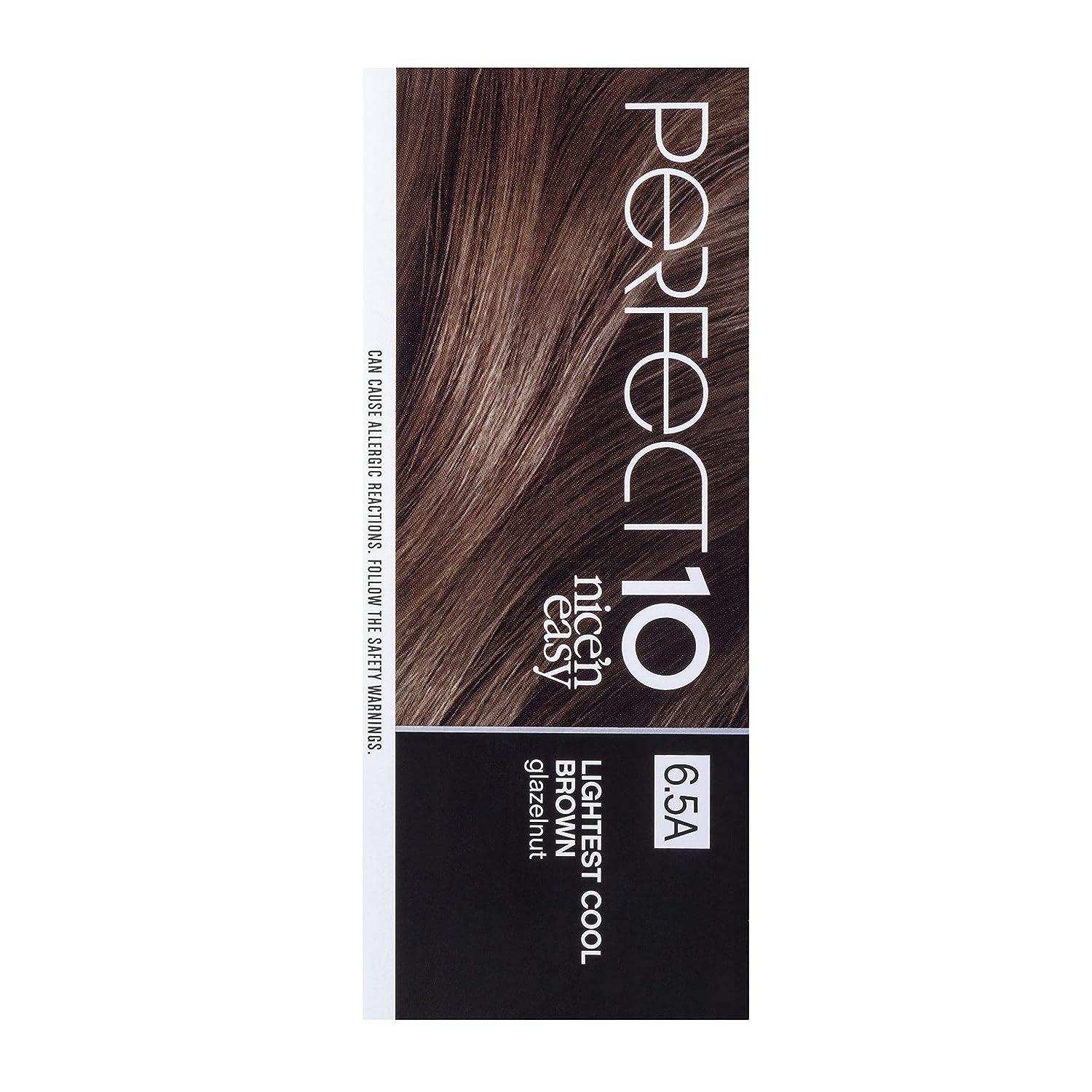 Clairol Nice n Easy Perfect 10 6.5A Lightest Cool Brown Hair Dye - Pack ...