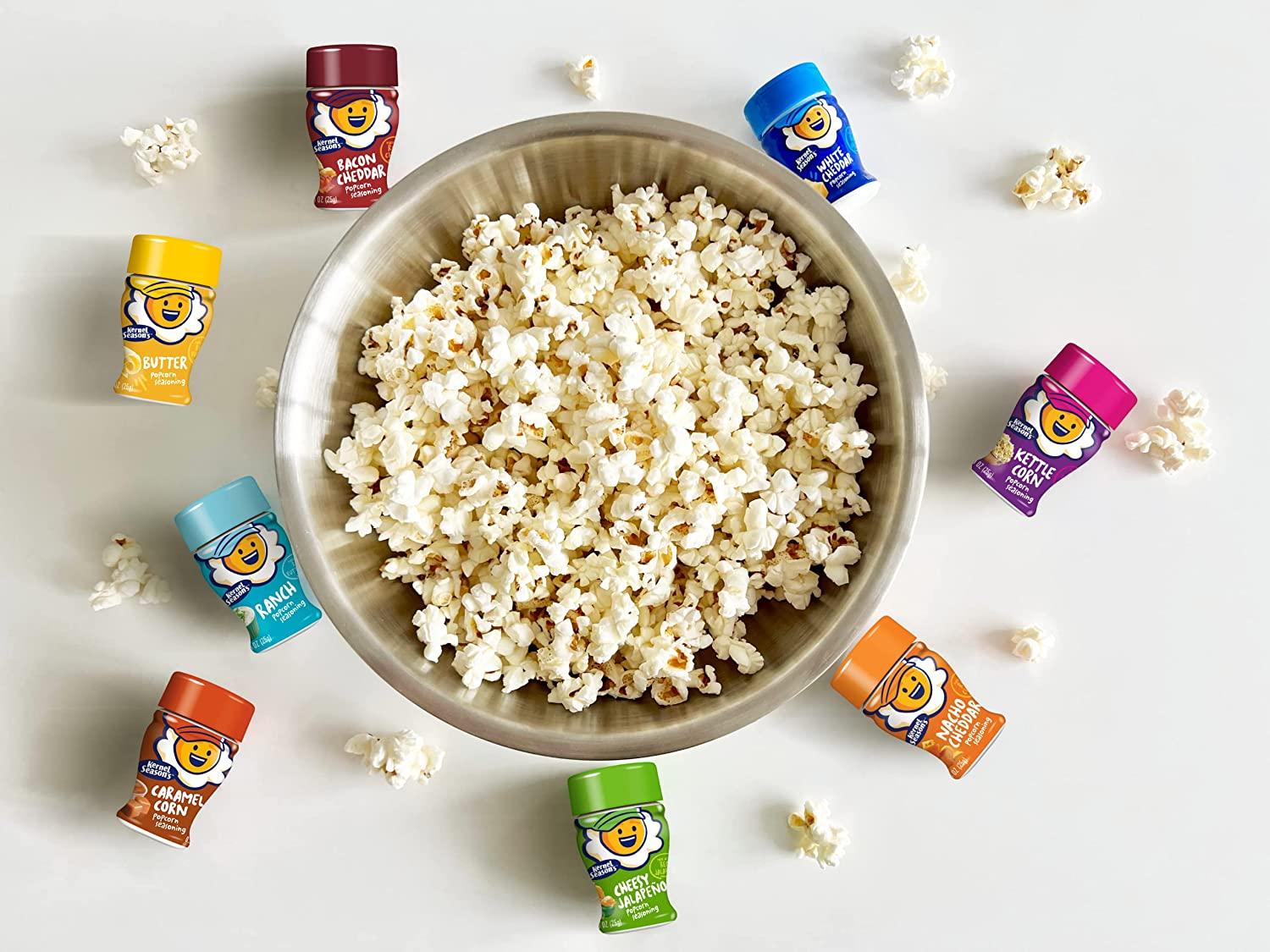 Kernel Season's Popcorn Seasoning Mini Jars Variety Pack - 0.9 oz (Pack ...