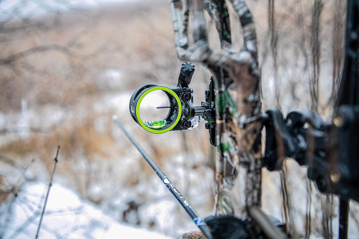 CBE Tactic Hybrid 1-Pin Bow Sight in Black - Precision Accuracy for ...