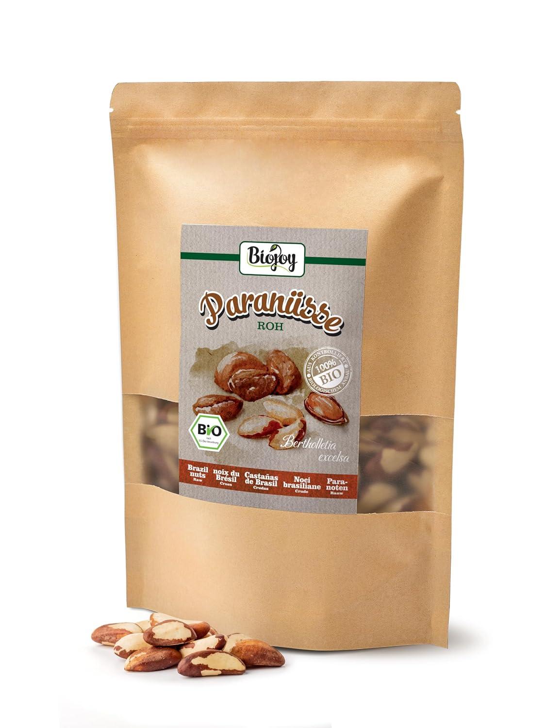 Buy Biojoy Organic Brazil Nuts 1kg - Raw & Unsalted | Premium Quality ...