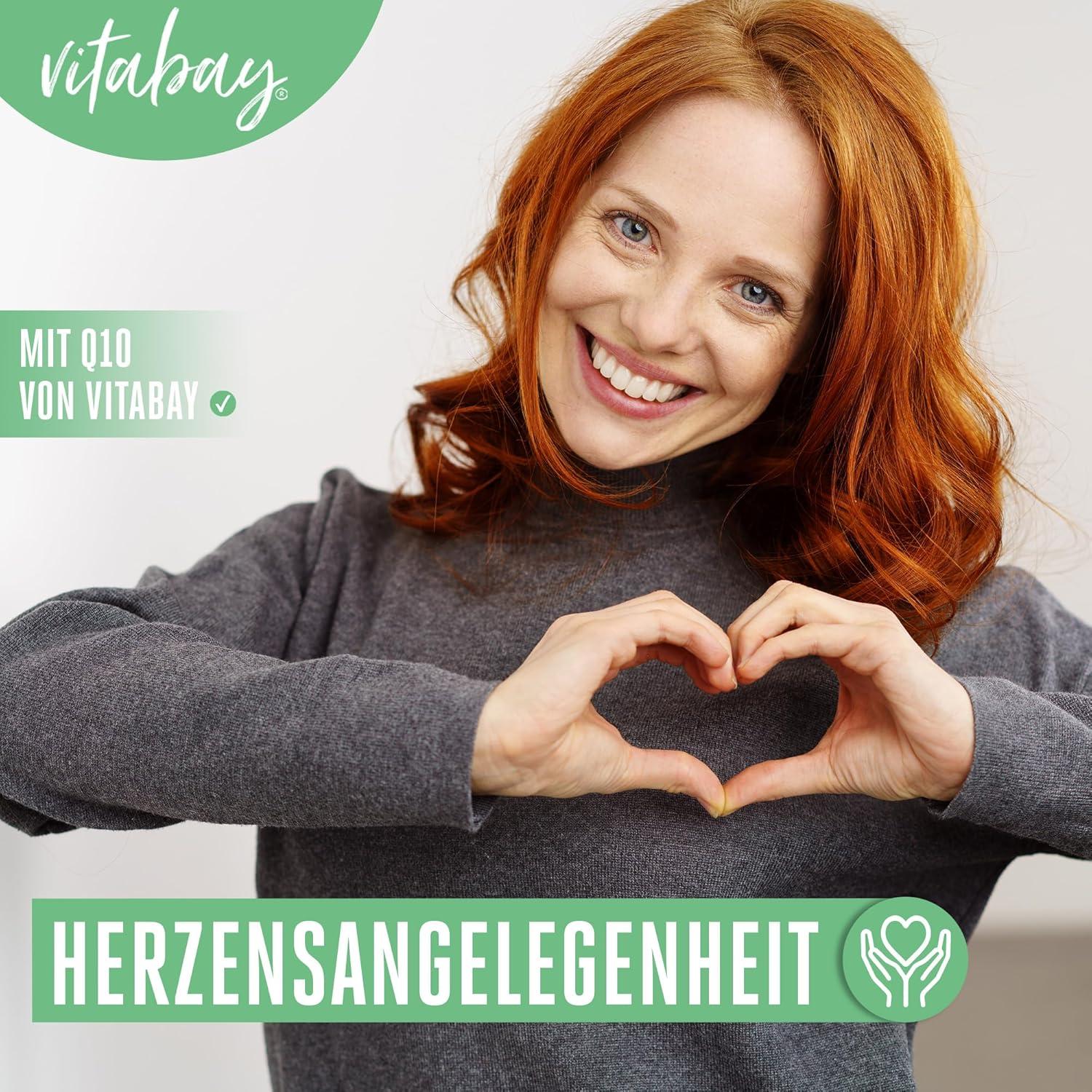 VITABAY Coenzyme Q10 Ubiquinol 200mg Capsules - High Dose Antioxidant - 120 Capsules (2 Sets ...