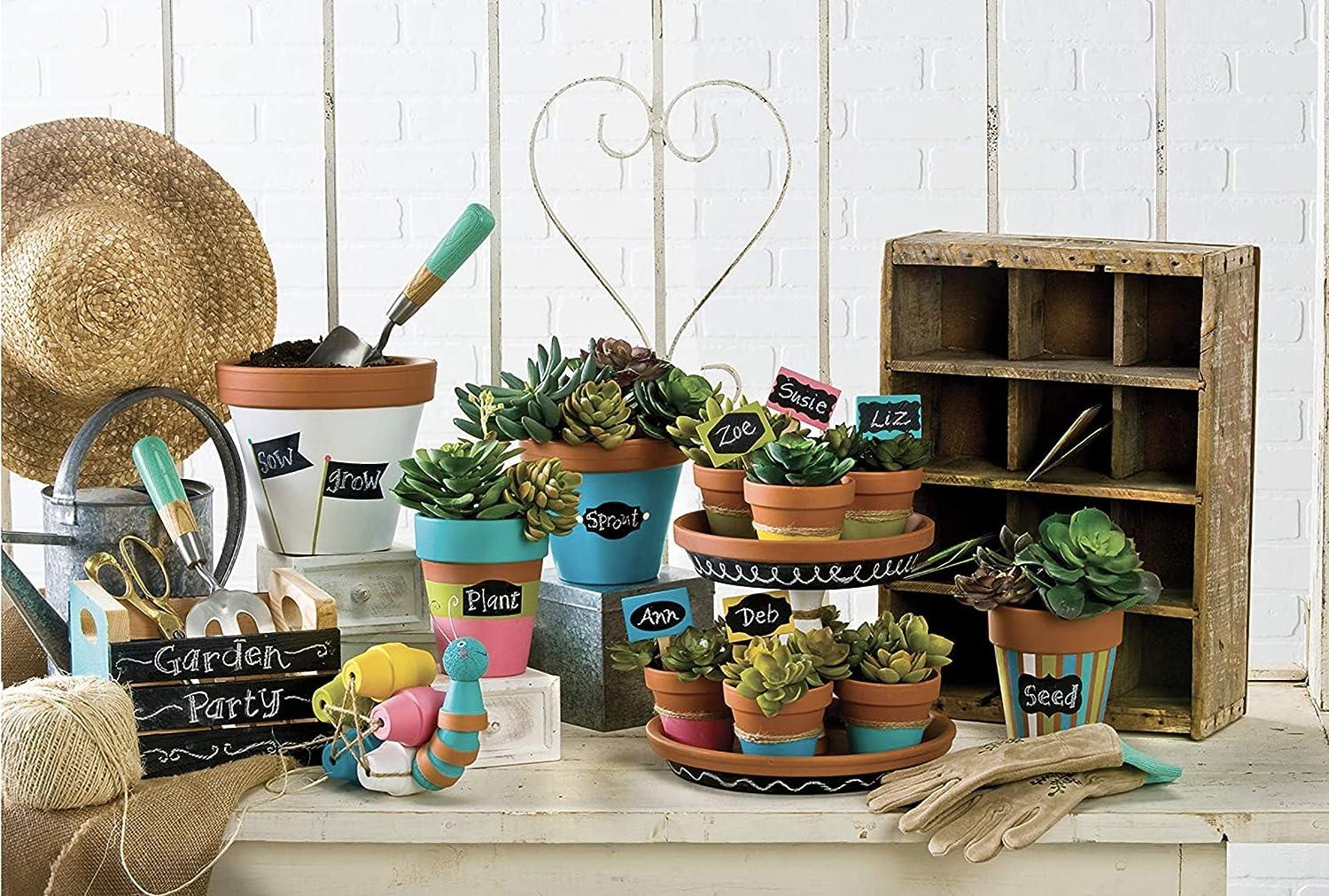 Chalkboard Paint Kit | Quality Black Paint with Foam Brushes | Create ...