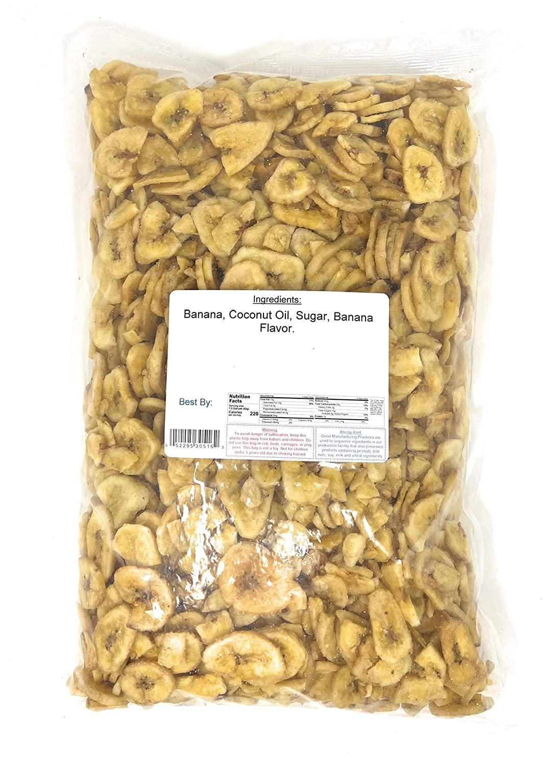 Yankee Traders Dried Banana Chips - 3 Pound Bag | Buy Now with Express ...