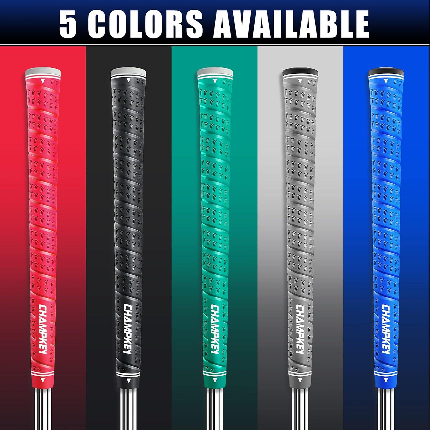 Champkey Wrap-Y Rubber Golf Grips 13 Pack - All Weather Performance ...