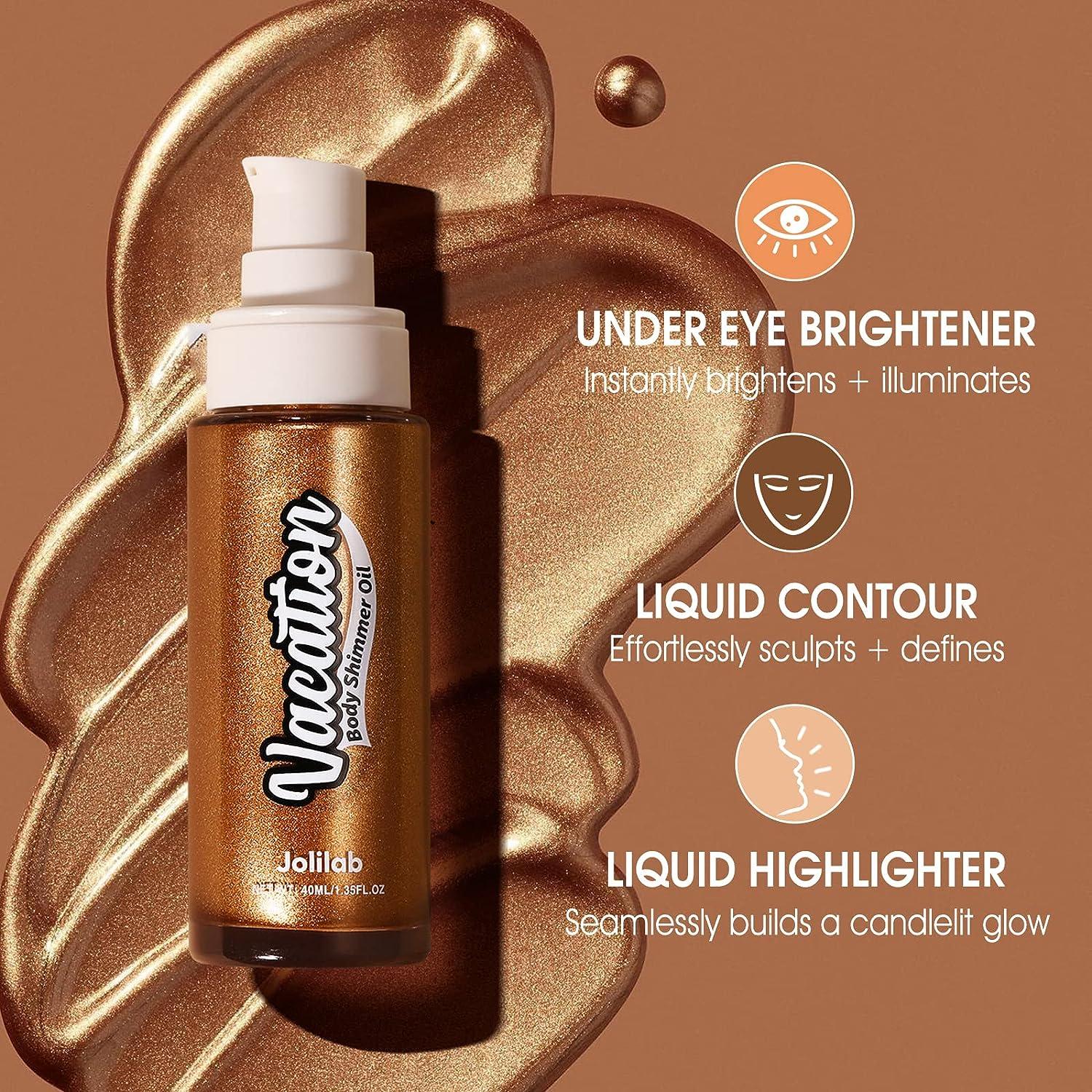 Powdered Gold Body Highlighter Luminizer | Face & Body Radiance Glow ...