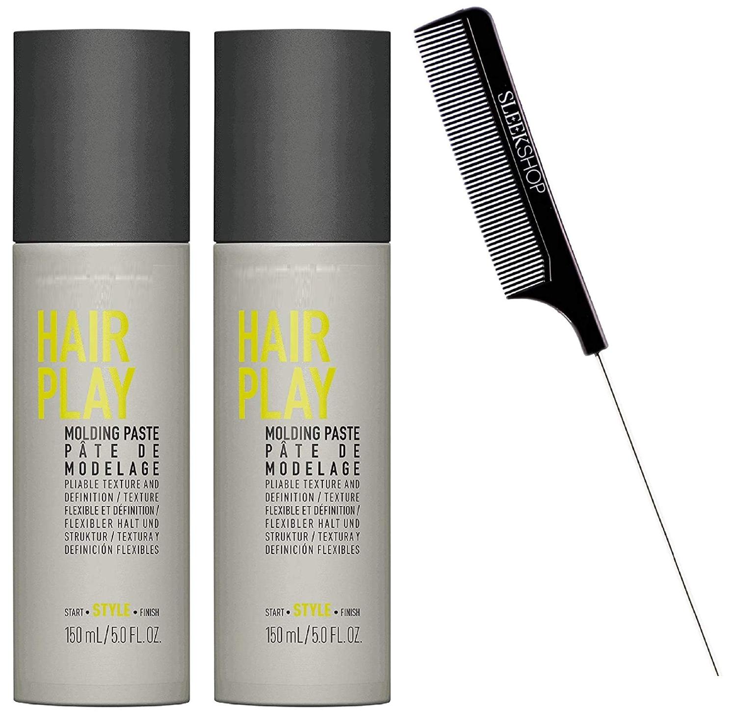 Hair Play MOLDING PASTE for Pliable Texture and Definition (2 Pack - 5. ...