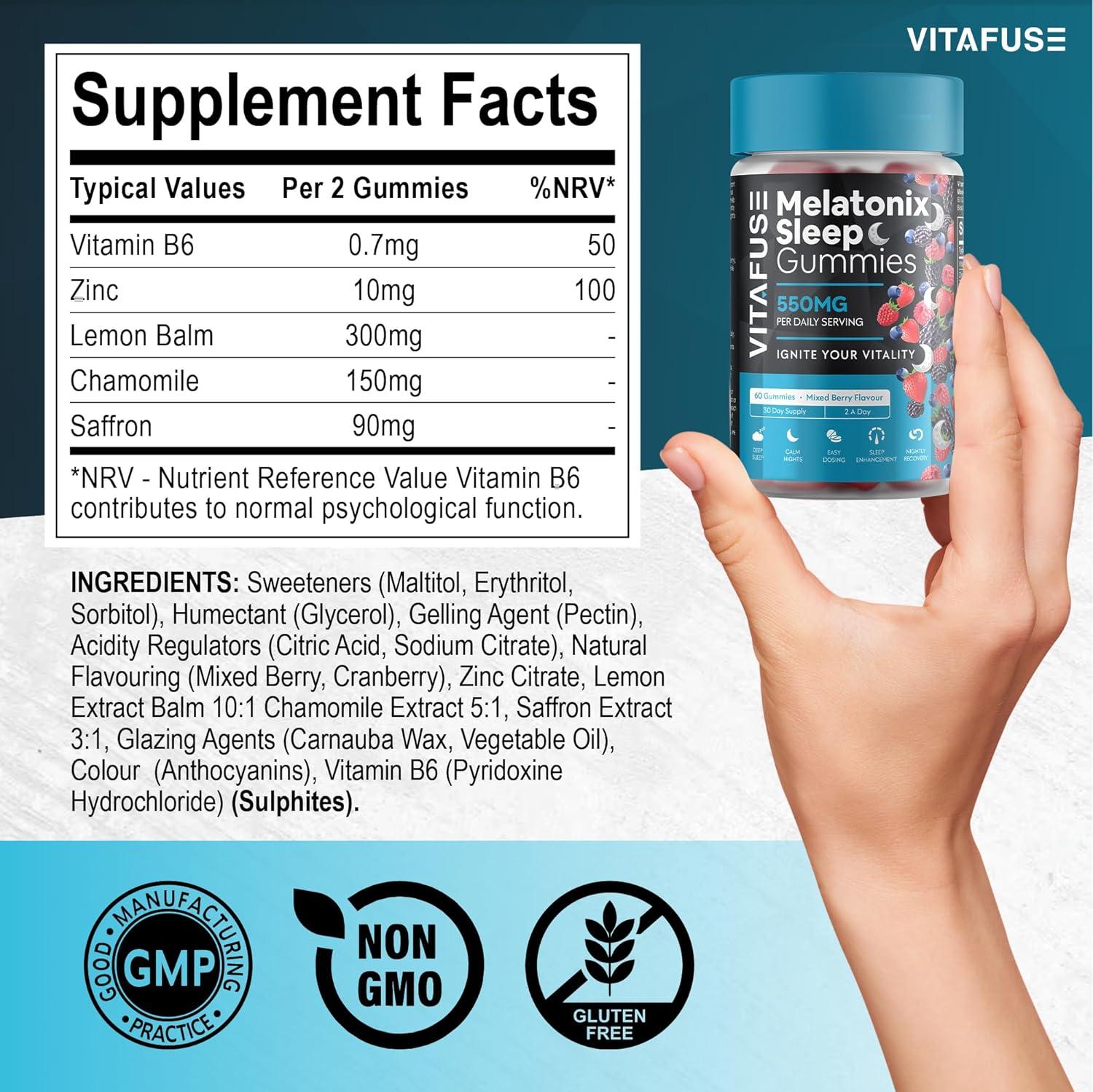 Melatonix Sleep Gummies for Adults