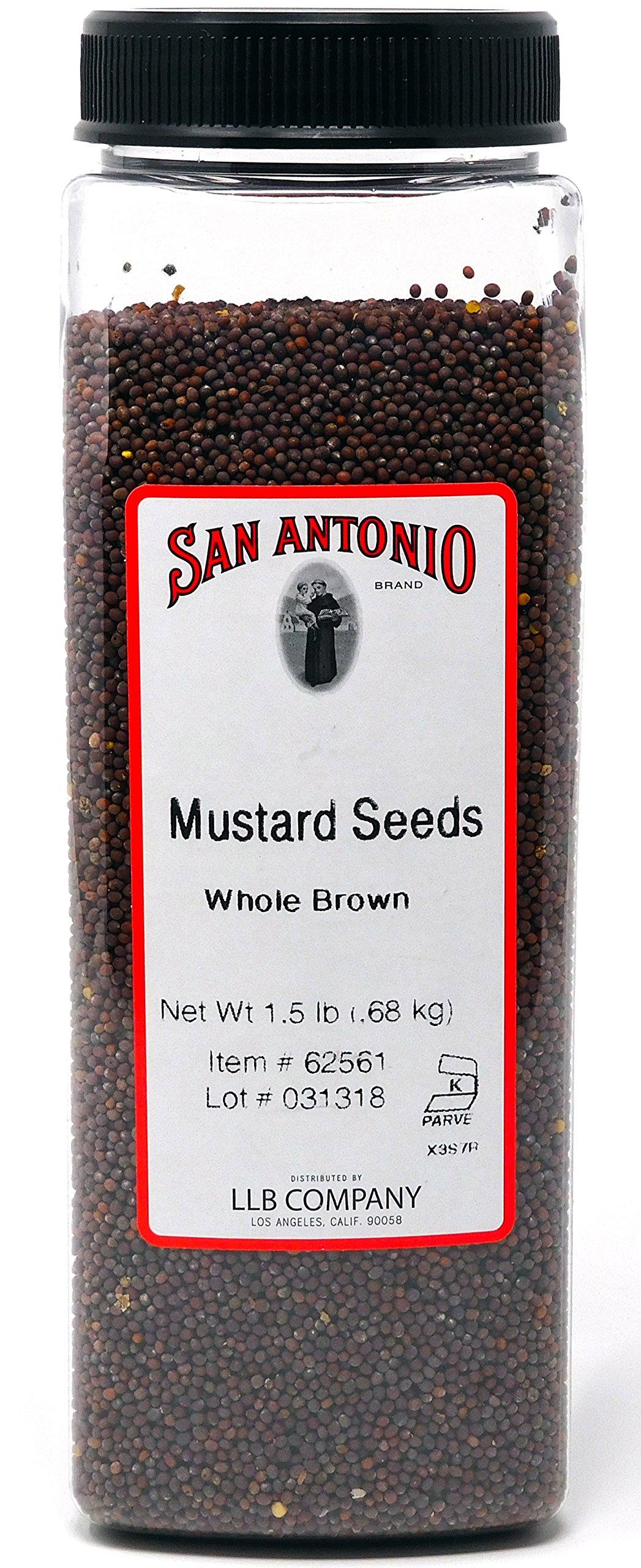 Premium 24oz Whole Brown Mustard Seeds - 1.5lb Bulk Pack | Buy Now with ...