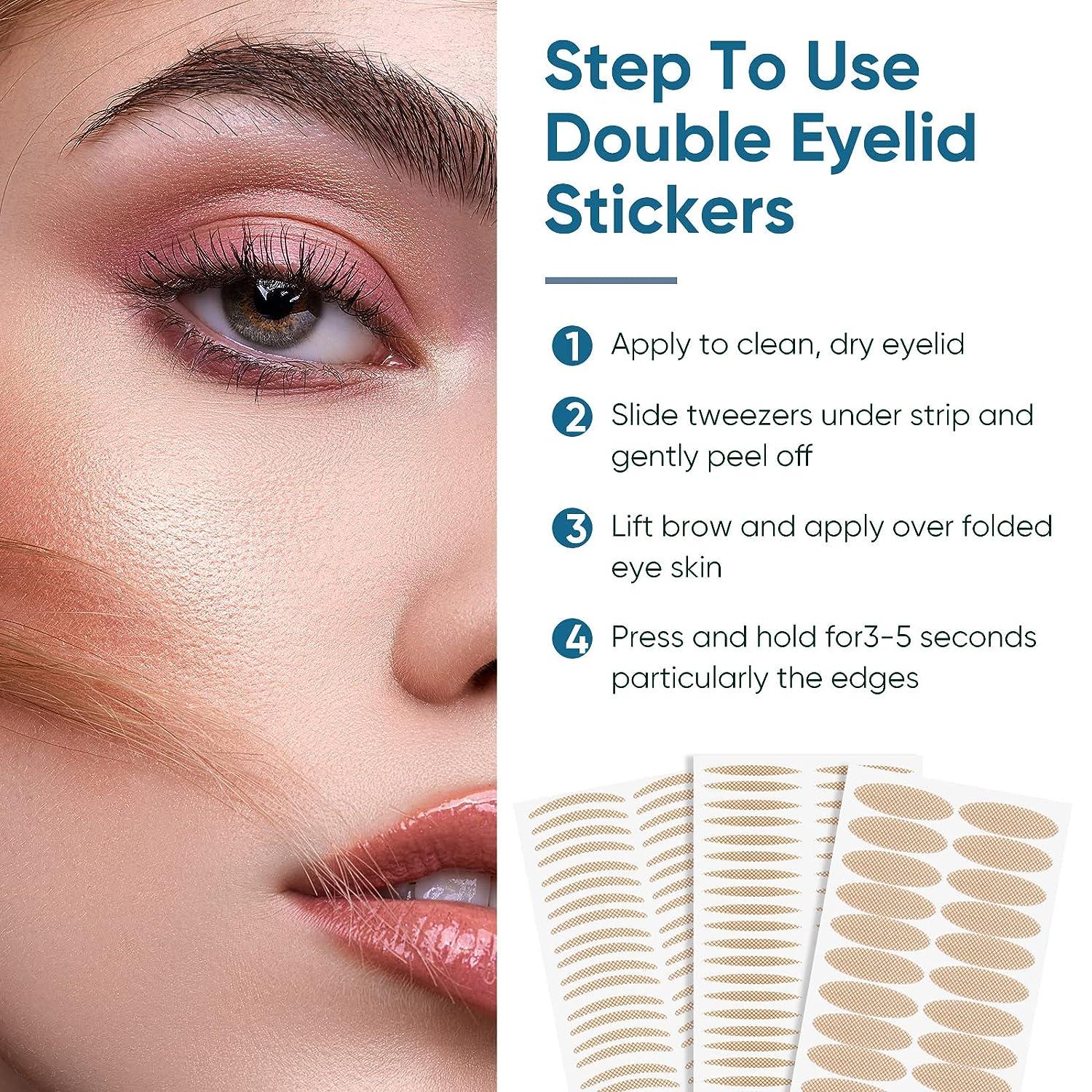 Invisible Eyelid Tape | 480Pcs Eyelid Lifter Strips for Instant Double ...