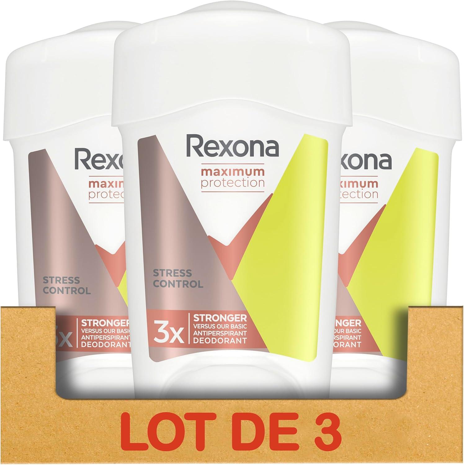 REXONA - Women's Stress Control Deodorant - Antiperspirant Stick - 3x ...