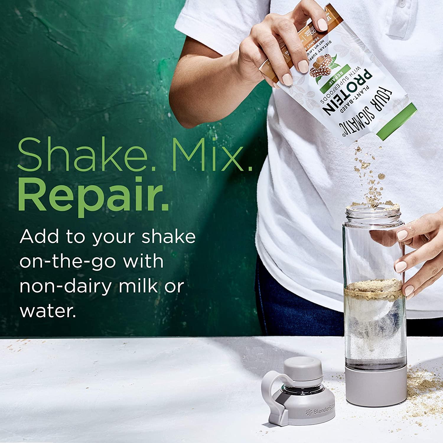 Four Sigmatic Peanut Butter Plant-Based Protein - 10 Packets (1.41 oz ...