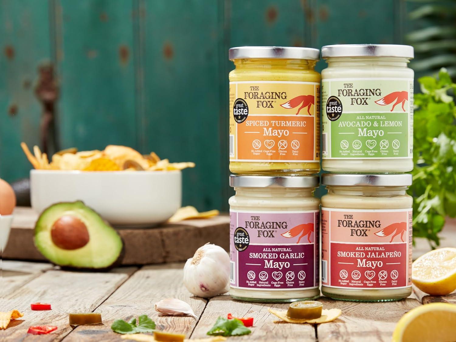 The Foraging Fox | No Added Sugar Gluten Free Avocado & Lemon Mayo 6 x ...