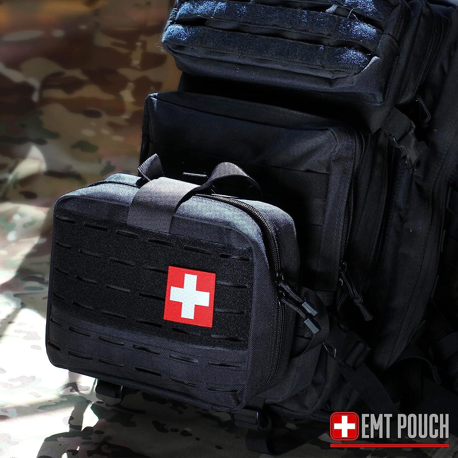 LIVANS Tactical Molle Medical Pouch | Large Capacity IFAK Pouch with ...