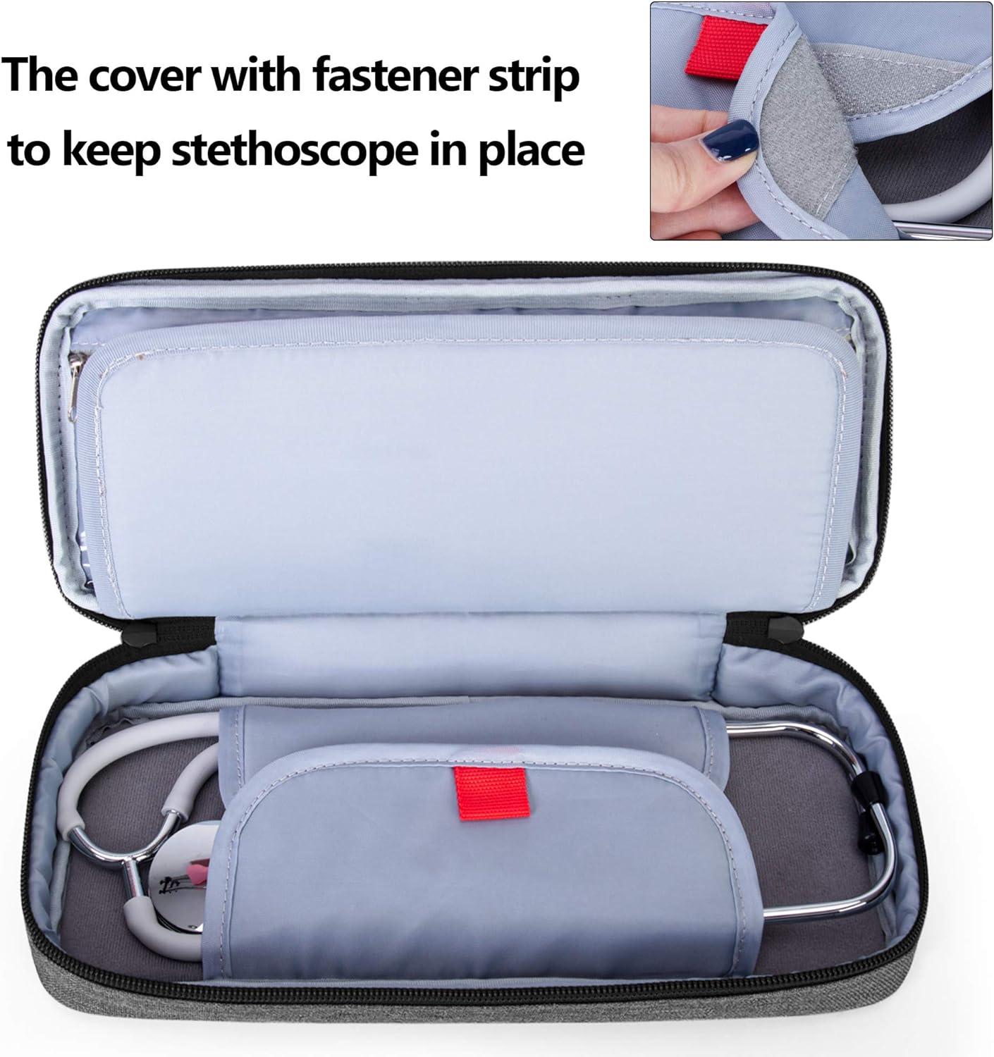 Trunab Stethoscope Case - Compatible with Littmann/MDF/ADC | Grey ...