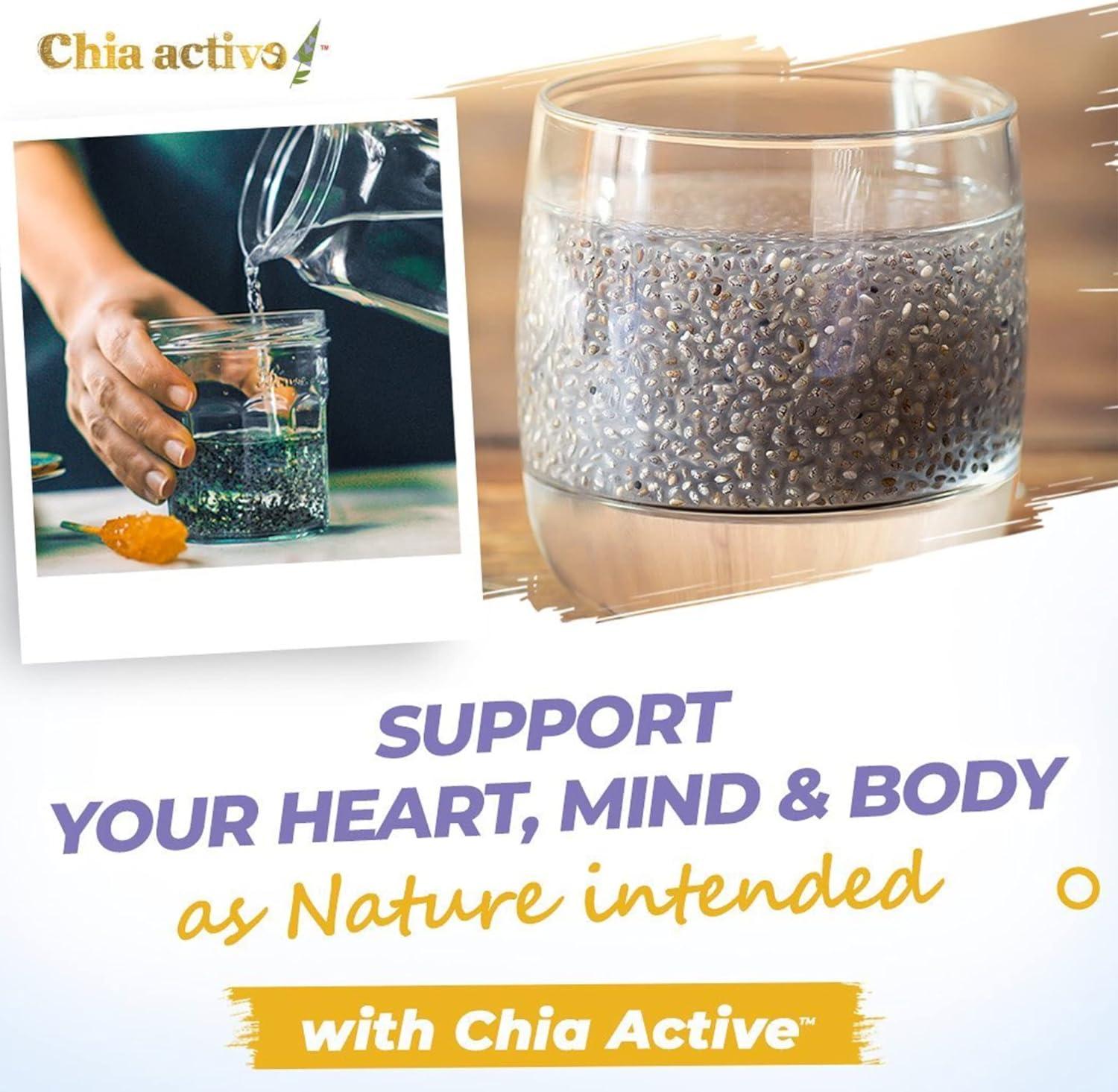 Chia Active Chia Seeds 400g with Vitamin D & Zinc - Immune Support ...