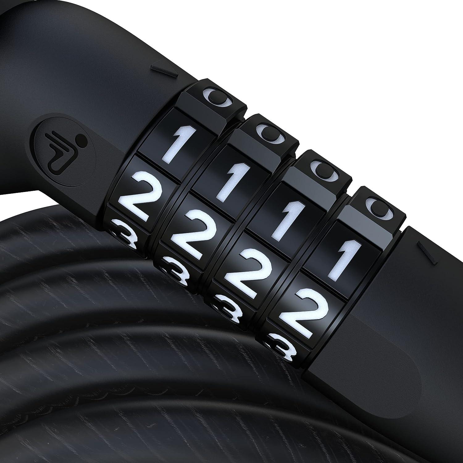 Segway Ninebot 4-Digit Password Cable Lock | Bike and Scooter Security ...