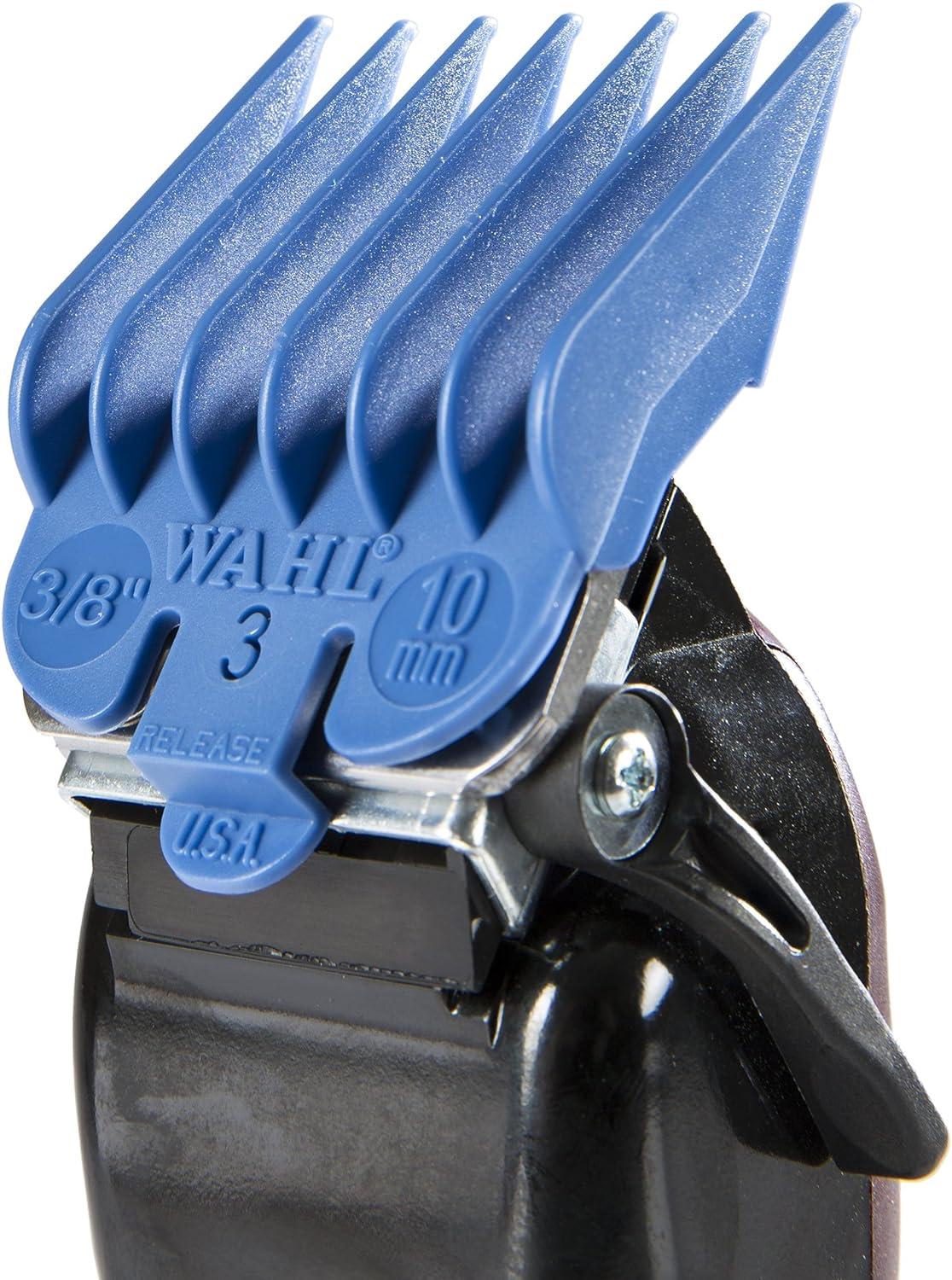 Wahl Colour Coded Plastic Comb Attachments - Set of 8 Durable Combs for ...