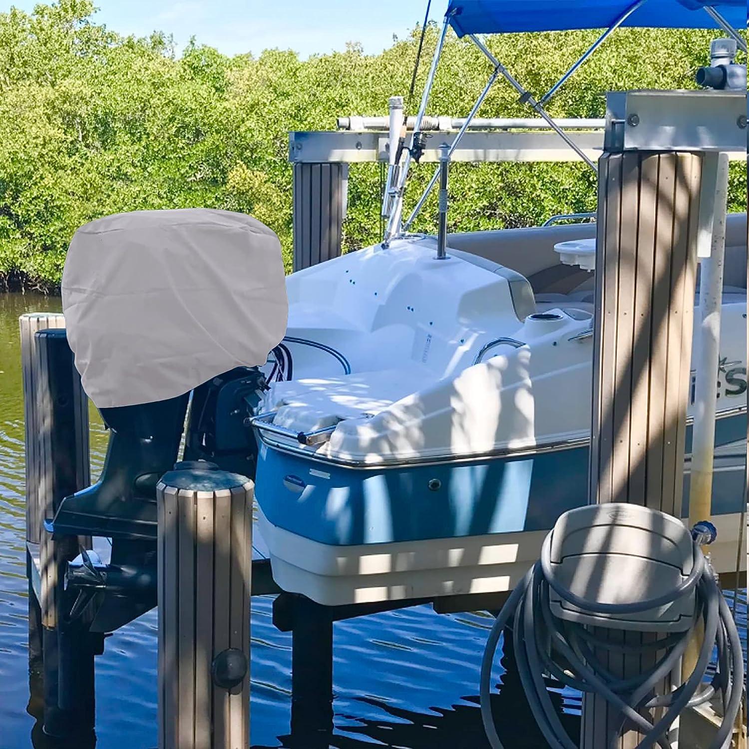 Primeshield Outboard Motor Cover - Waterproof 600D Heavy Duty Hood ...