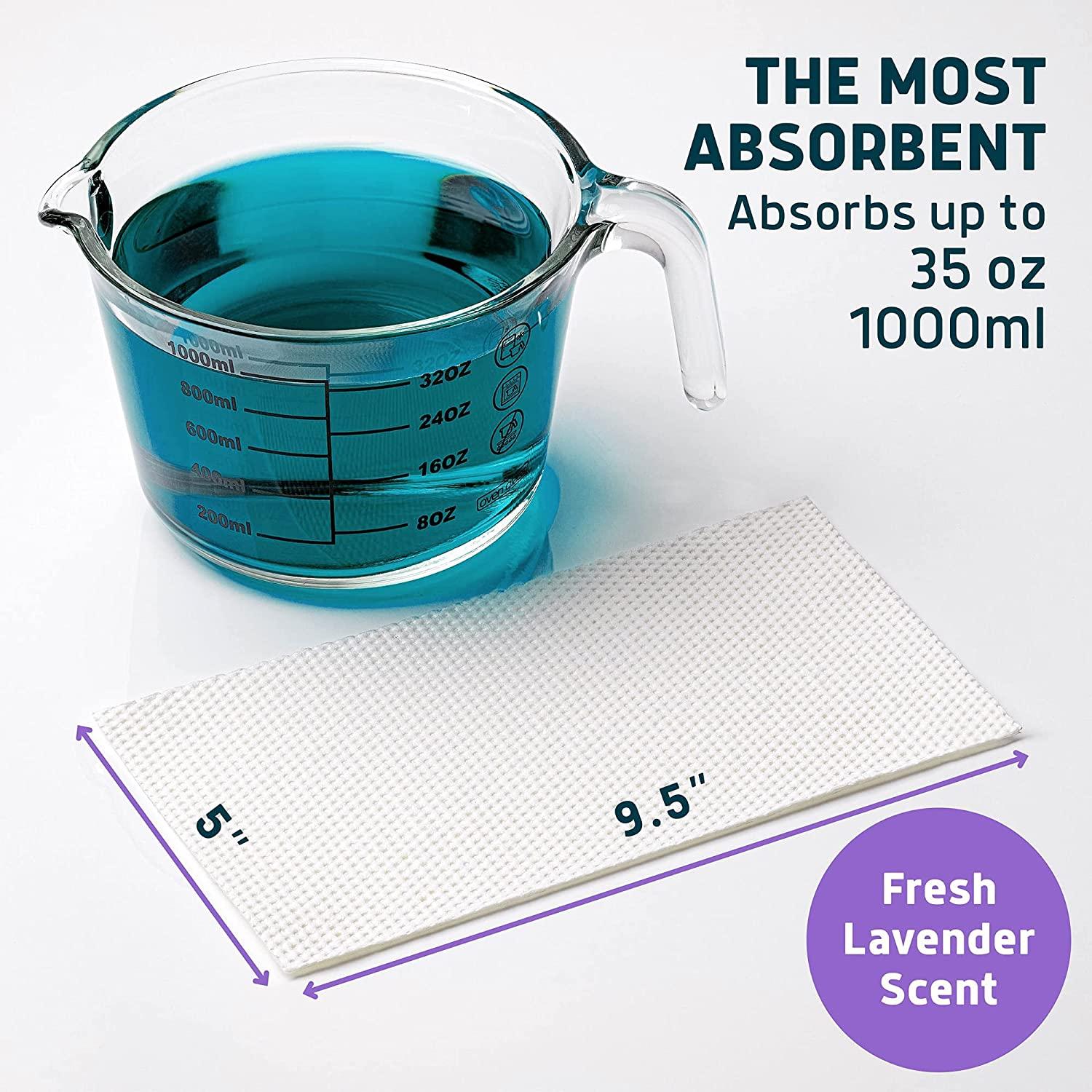 Lunderg Lavender Scented Super Absorbent Commode Pads - 100 Count Value ...