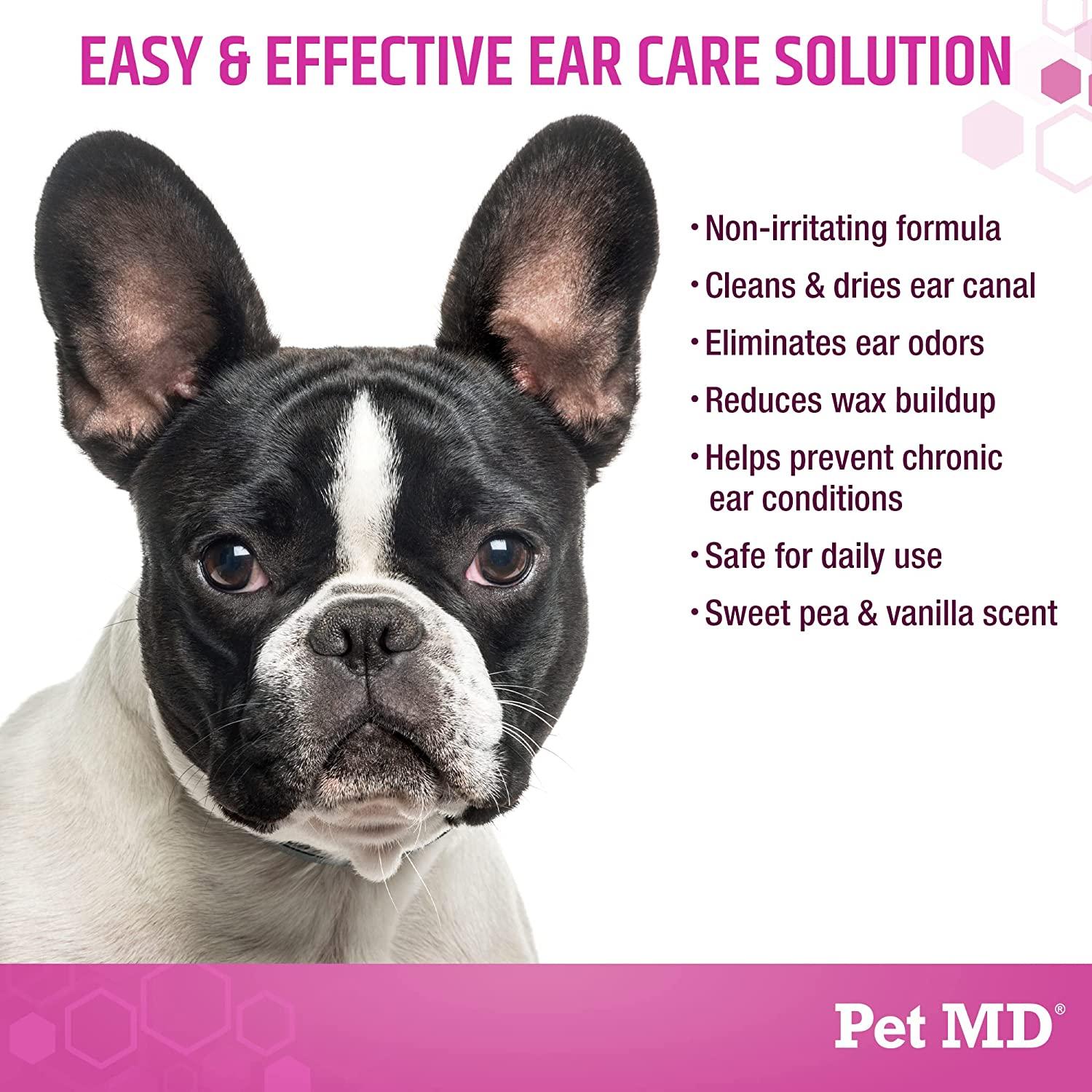 Pet MD Otic-Clean Dog Ear Cleaner - Veterinarian-Formulated Otic Ear ...