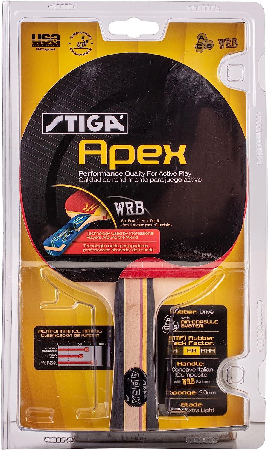 STIGA Apex Table Tennis Racket with ACS Technology - Performance-Level ...