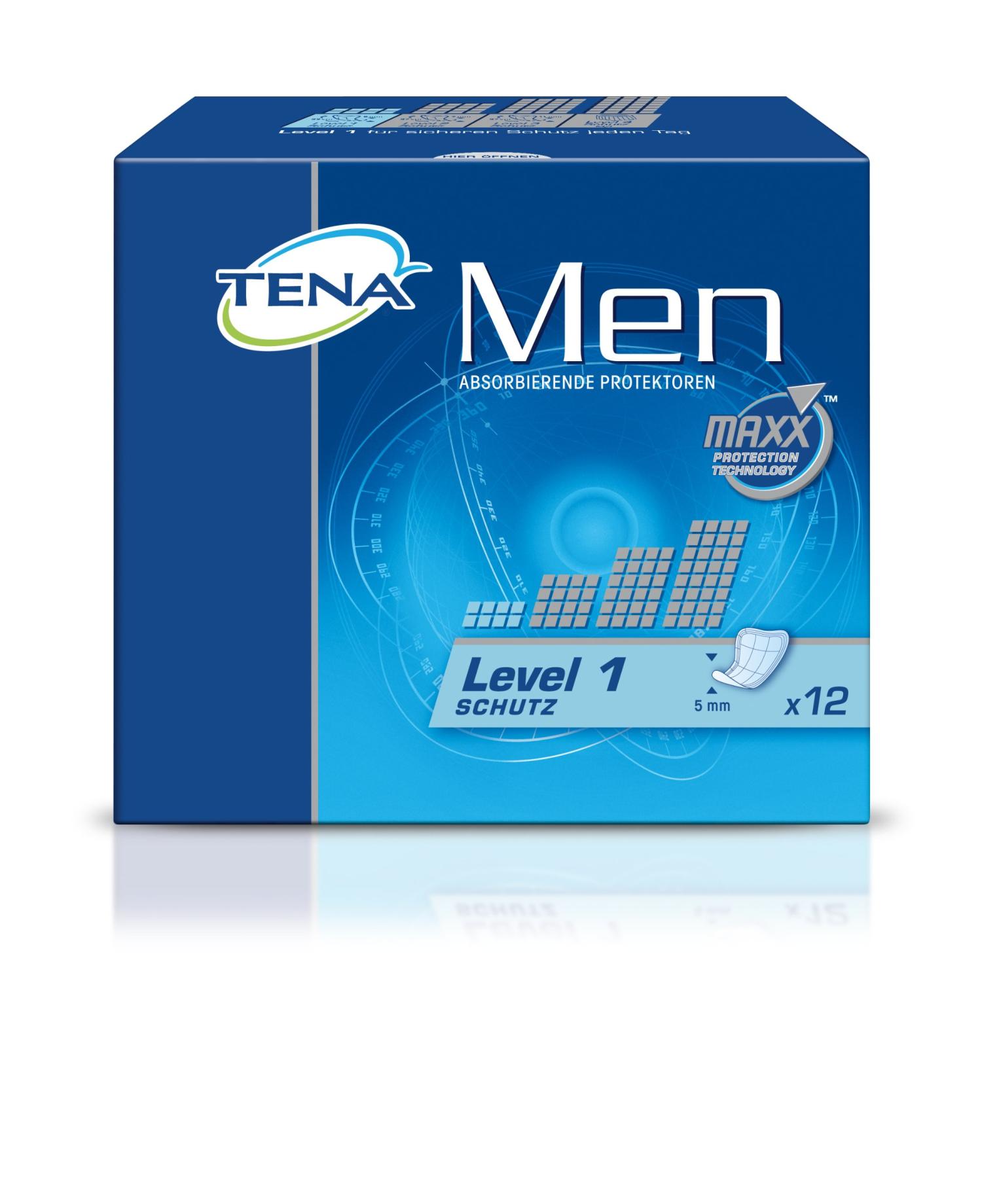 TENA Men Level 1 for Mild Bladder Weakness - 2 Packs of 12 Pieces ...