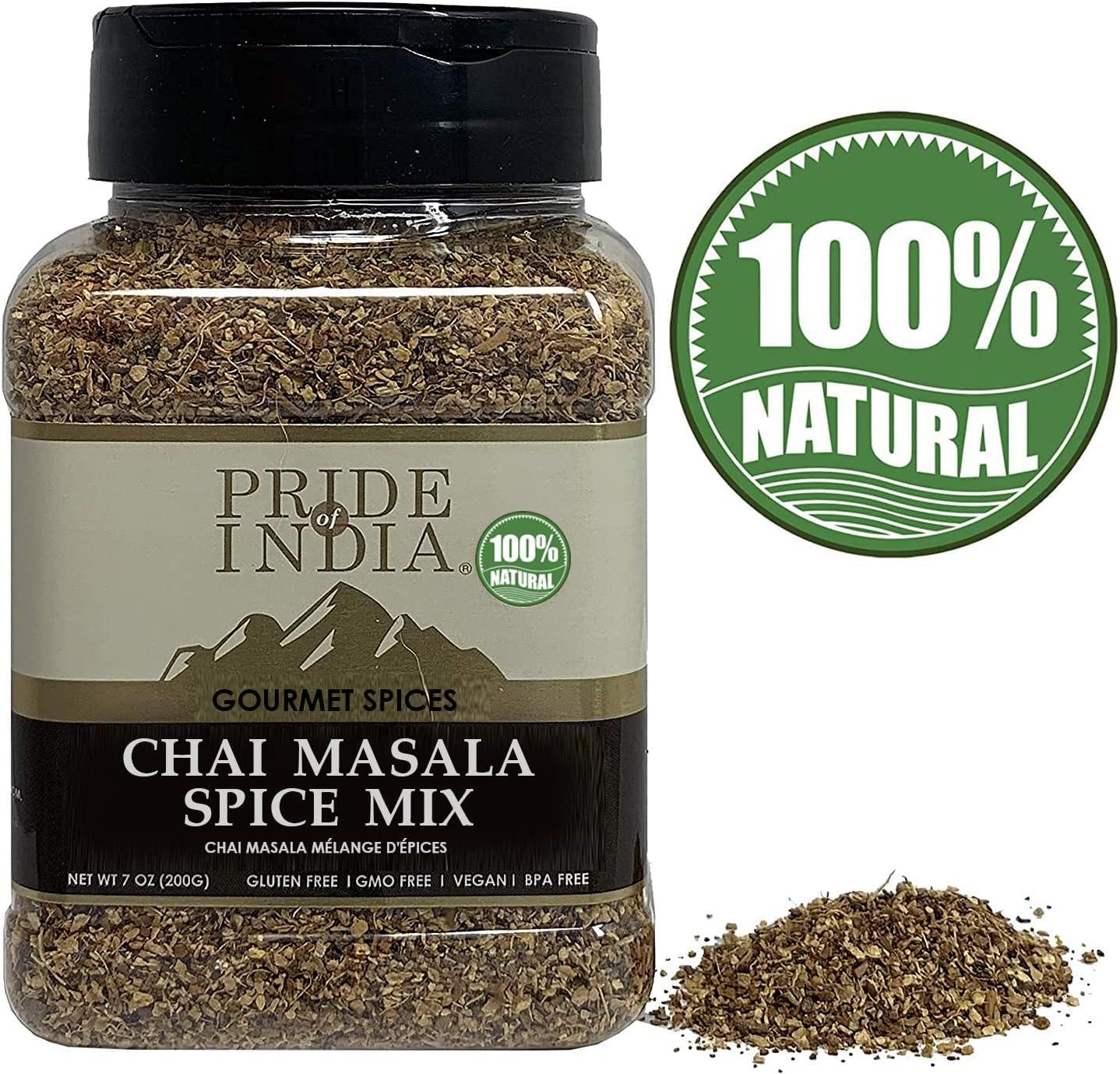 Pride of India Chai Masala Mulling Spice Mix Gourmet Spice Mix for Teas ...