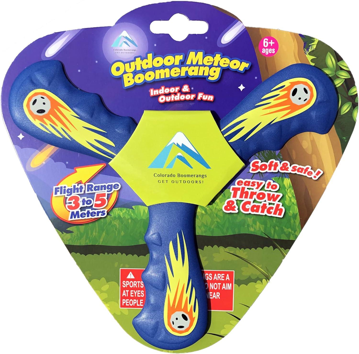 Comet and Meteor Boomerang 4 Pack - Outdoor and Indoor Boomerangs Set ...