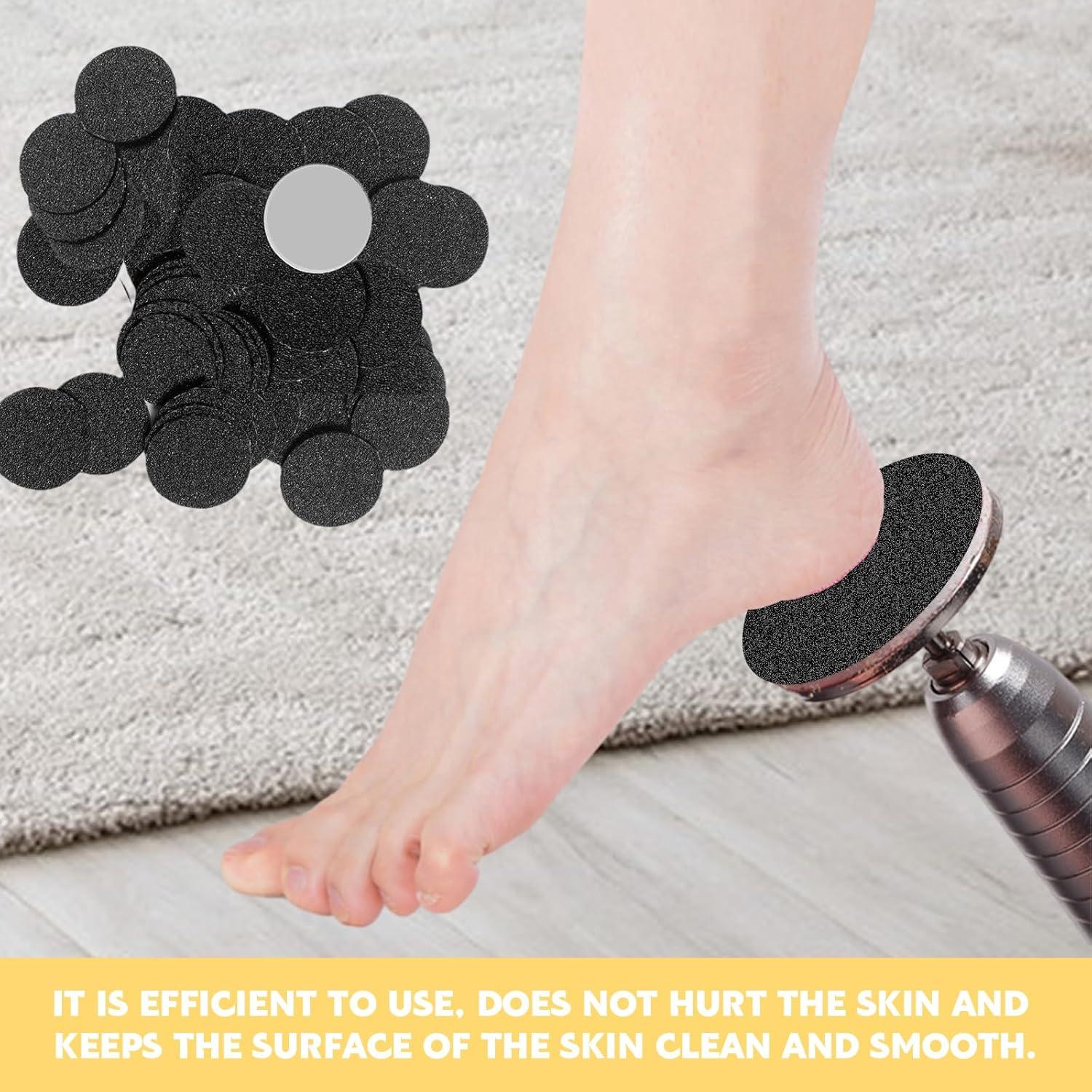 Vueinrg 100-Piece Grinding Wheel Pedicure Sandpaper Slices for Cracked ...