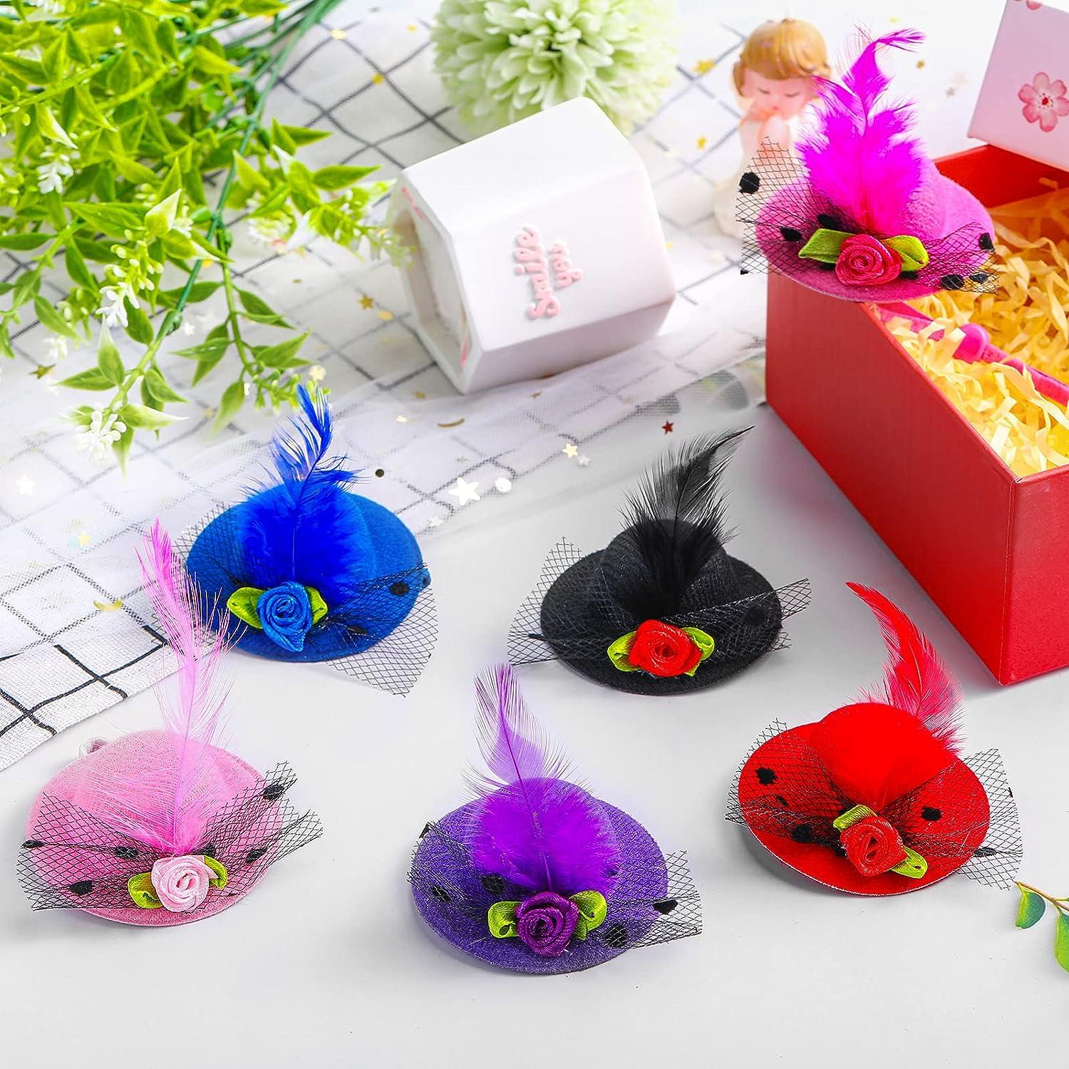 6-Piece Chicken Hats for Hens - Funny Mini Hat with Adjustable Strap ...