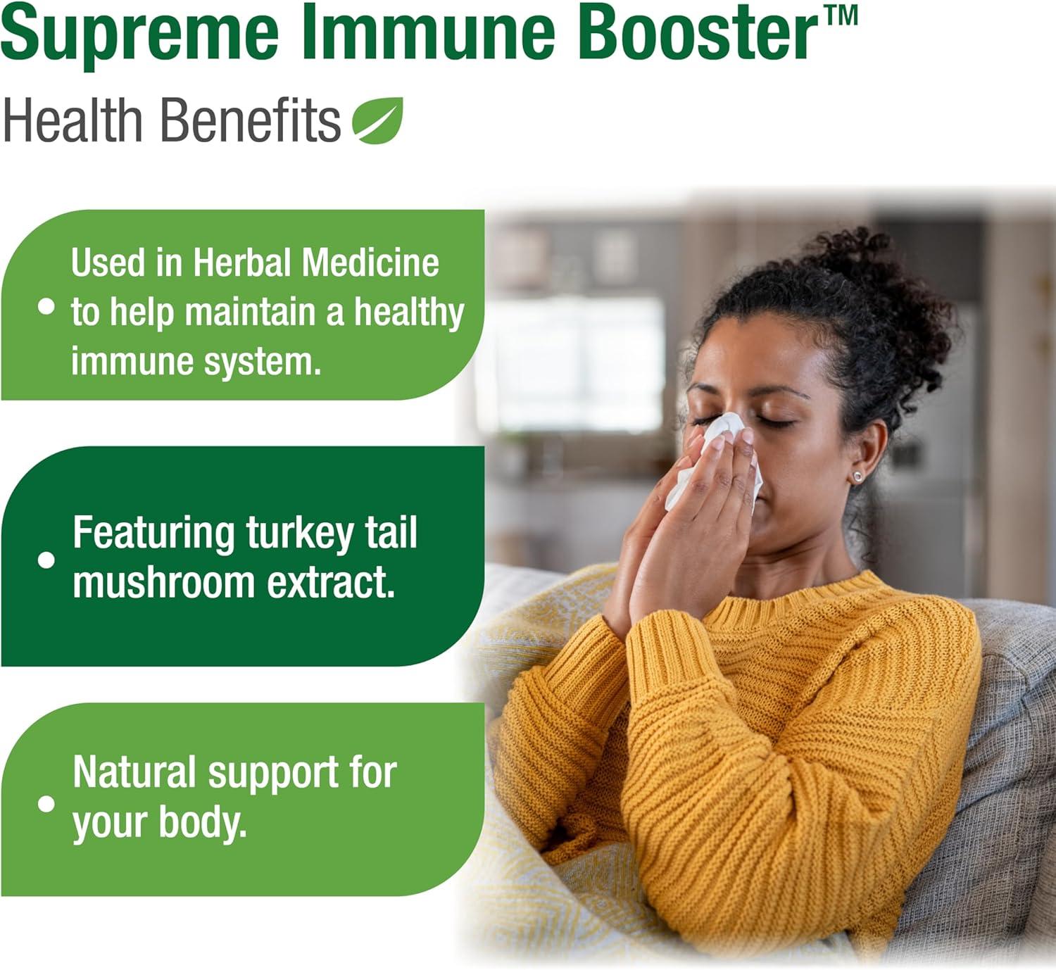 Bell Supreme Immune Booster - with Turkey Tail mushroom extract to help maintain a healthy ...
