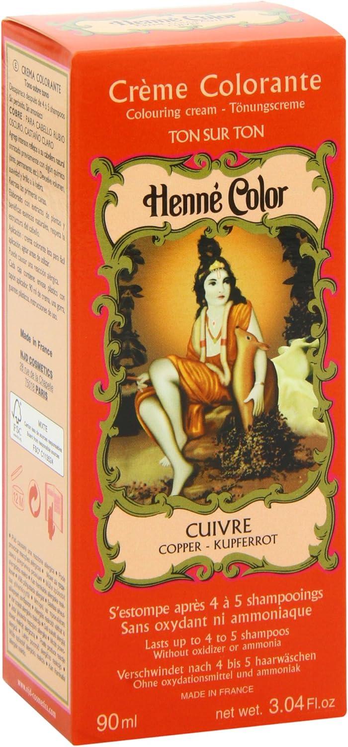 Henne Color Copper Henna Hair Colouring Cream 90 ml - Pack of 1 | Buy ...