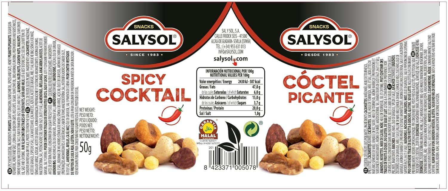 Buy SALYSOL Spicy Trail Mix - Healthy Snack for On-the-Go ...