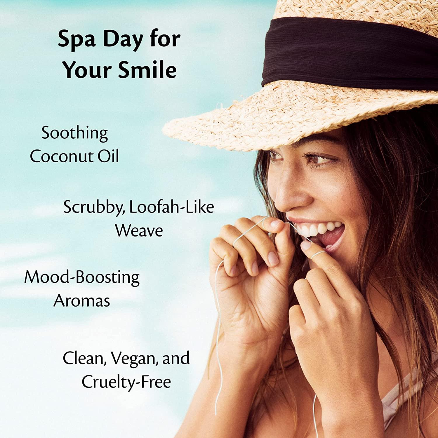COCOFLOSS Coconut OilInfused Woven Dental Floss | Sampler: 4 Travel ...